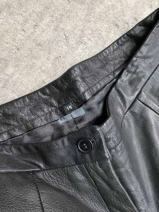 Junya Watanabe ᶠᵃⁿᶜʸᵍᵘʸ Leather Pants Vintage Y2k Wide Leg Cargo Carti ...