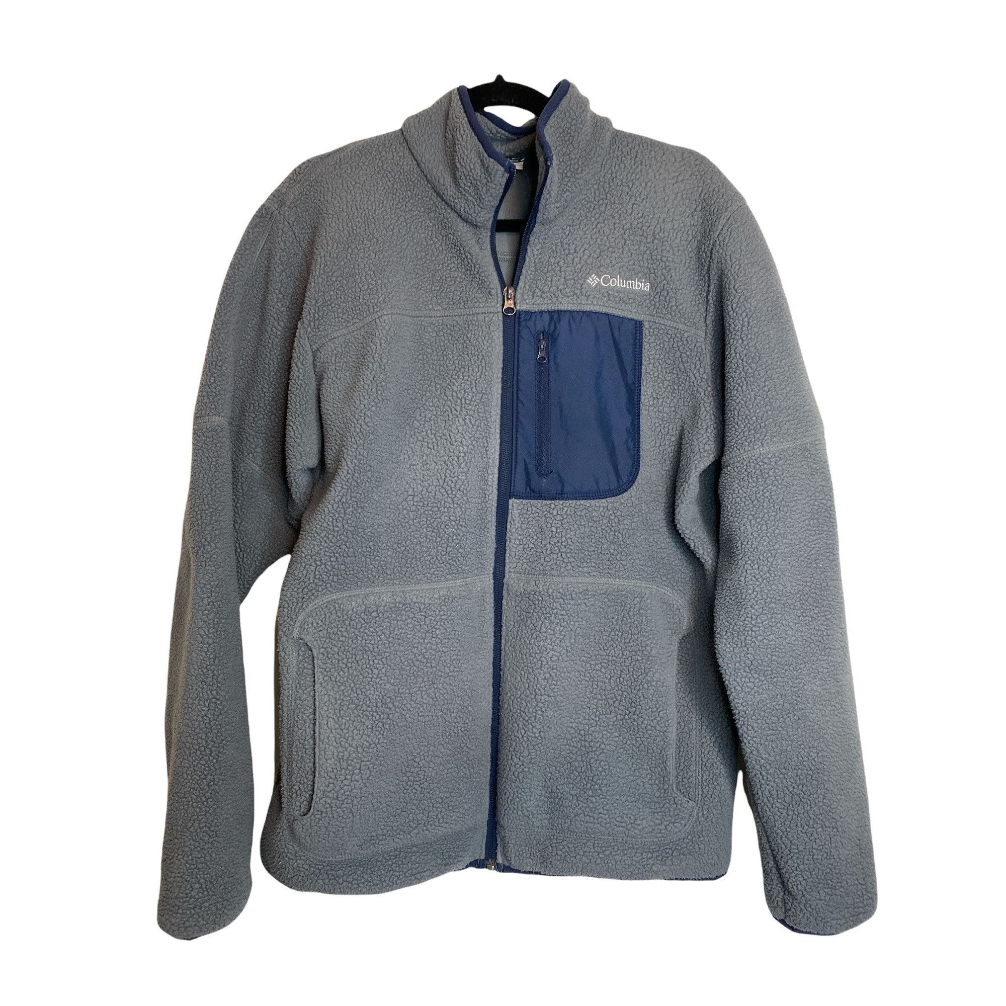 Columbia COLUMBIA MEN'S GRAY FLEECE JACKET SZ S | Grailed