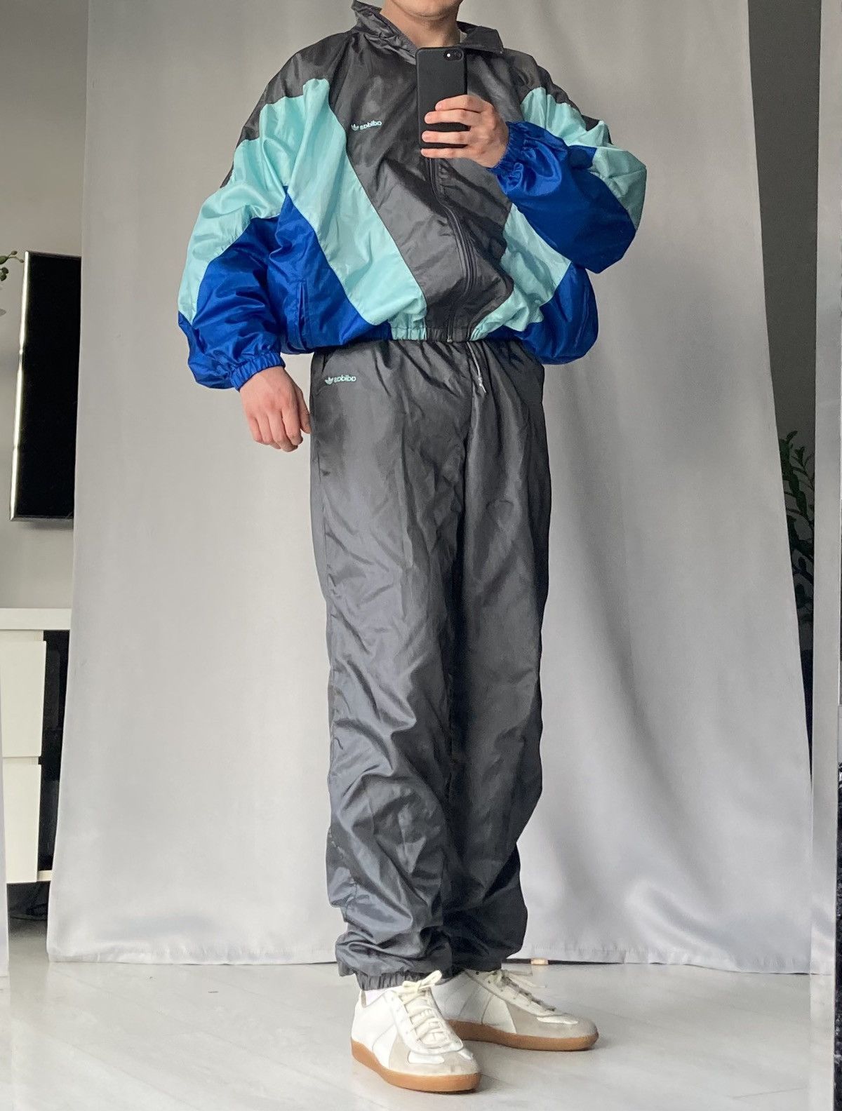 Adidas × Streetwear × Vintage Vintage 80s 90s Adidas Nylon Tracksuit ...