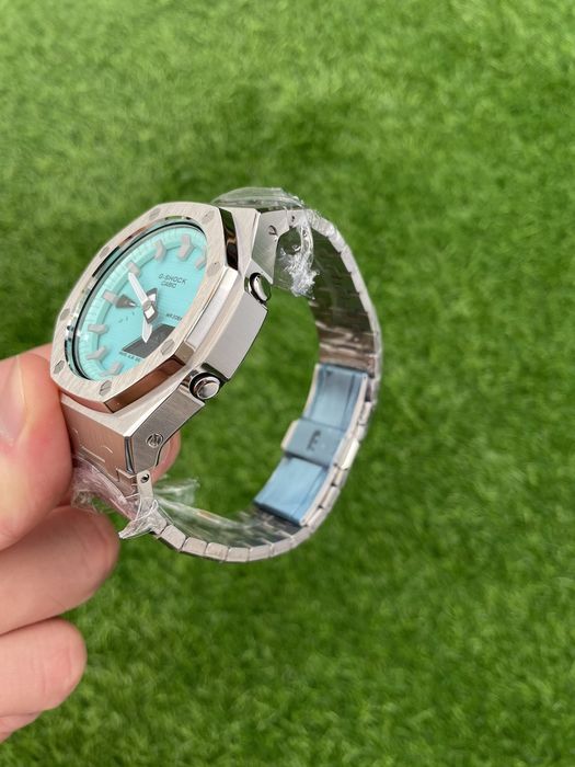 Casio Casio G-Shock custom AP oak mode tiffany blue | Grailed