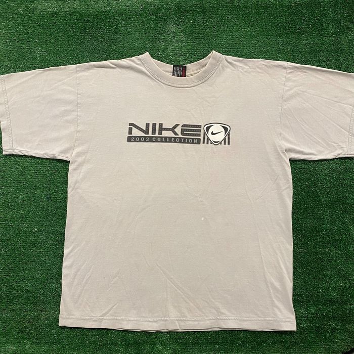 Nike Vintage Y2K Nike Swoosh Shirt Spell Out Athletic Logo Tee | Grailed