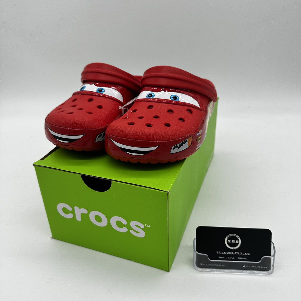 Crocs × Disney Cars x Crocs Classic Clog ‘Lightning McQueen’ - Size 4M ...