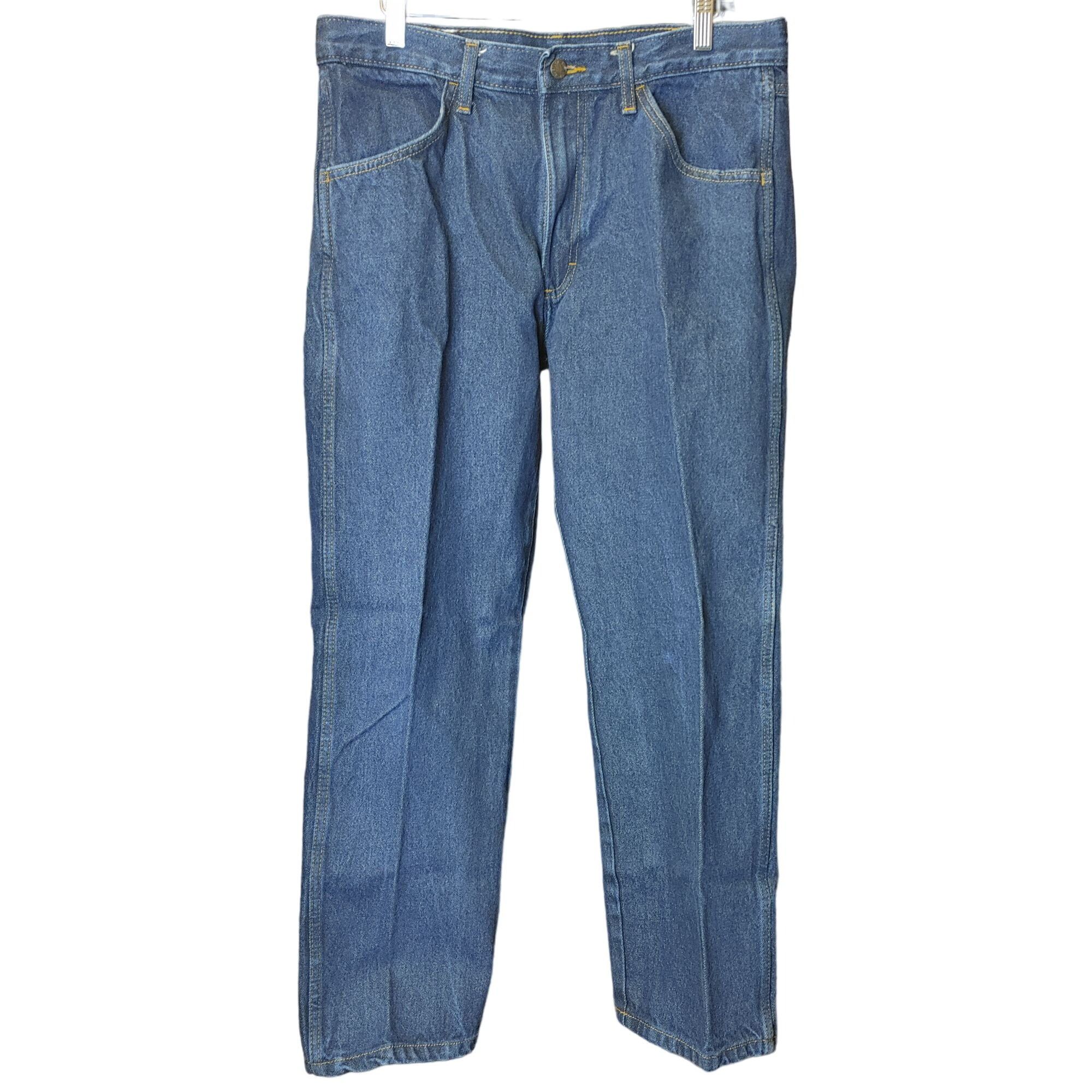 Rustler Rustler Men's Medium Wash Blue Straight Leg Jeans 34X29 | Grailed