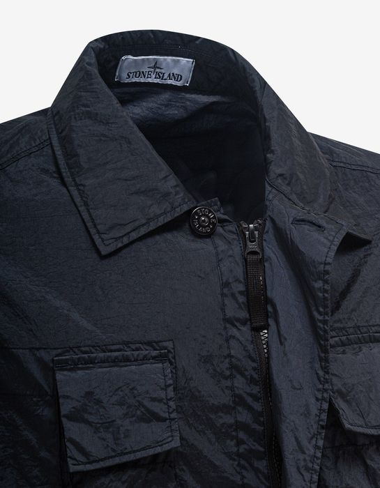Stone Island Navy Blue Nylon Metal Watro-TC Field Jacket | Grailed