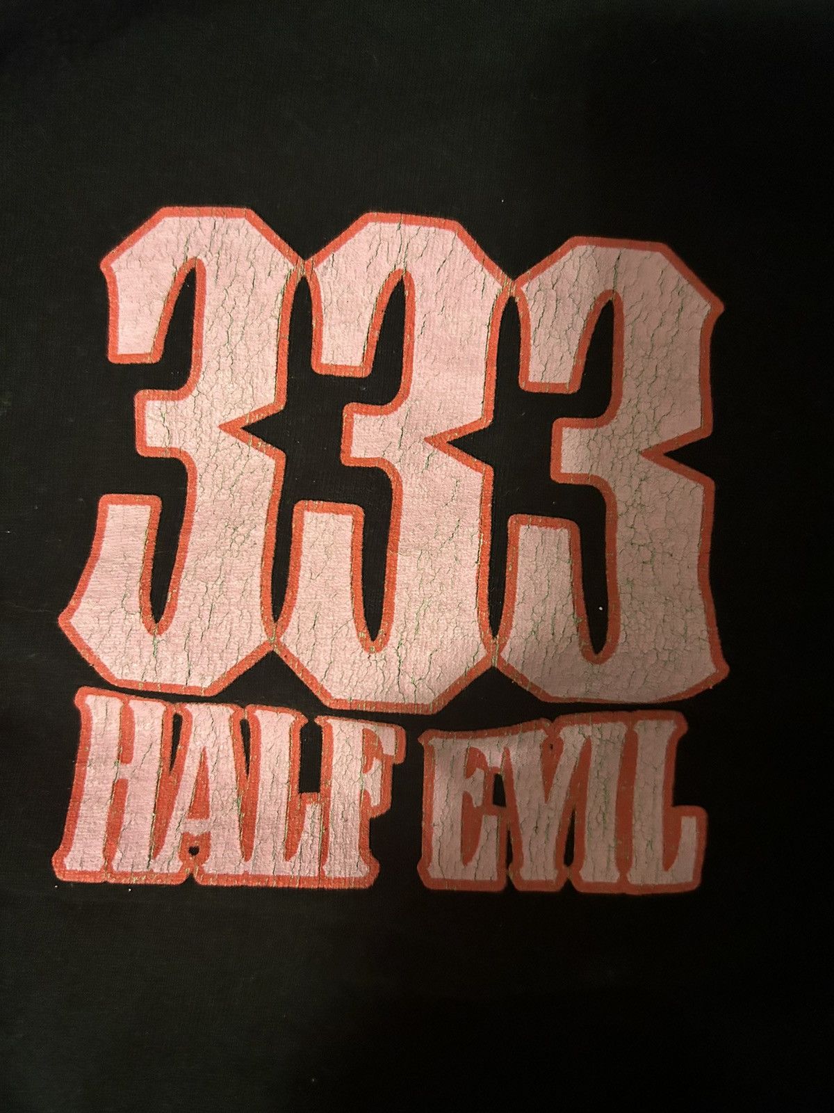 Half Evil Half Evil 333 shirt pink logo | Grailed
