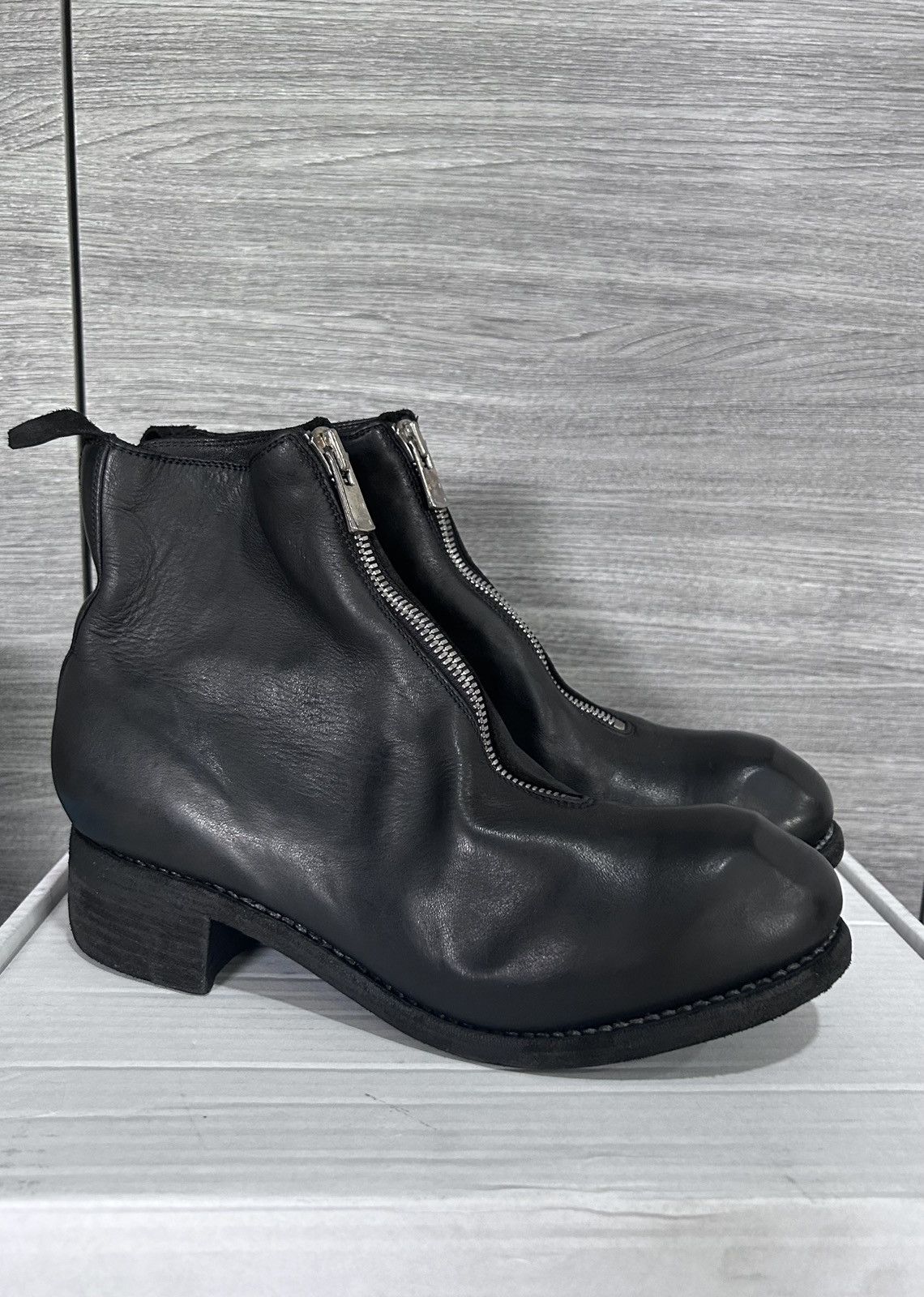 Guidi Guidi PL1 Black Horse Leather Frontzip Boots | Grailed