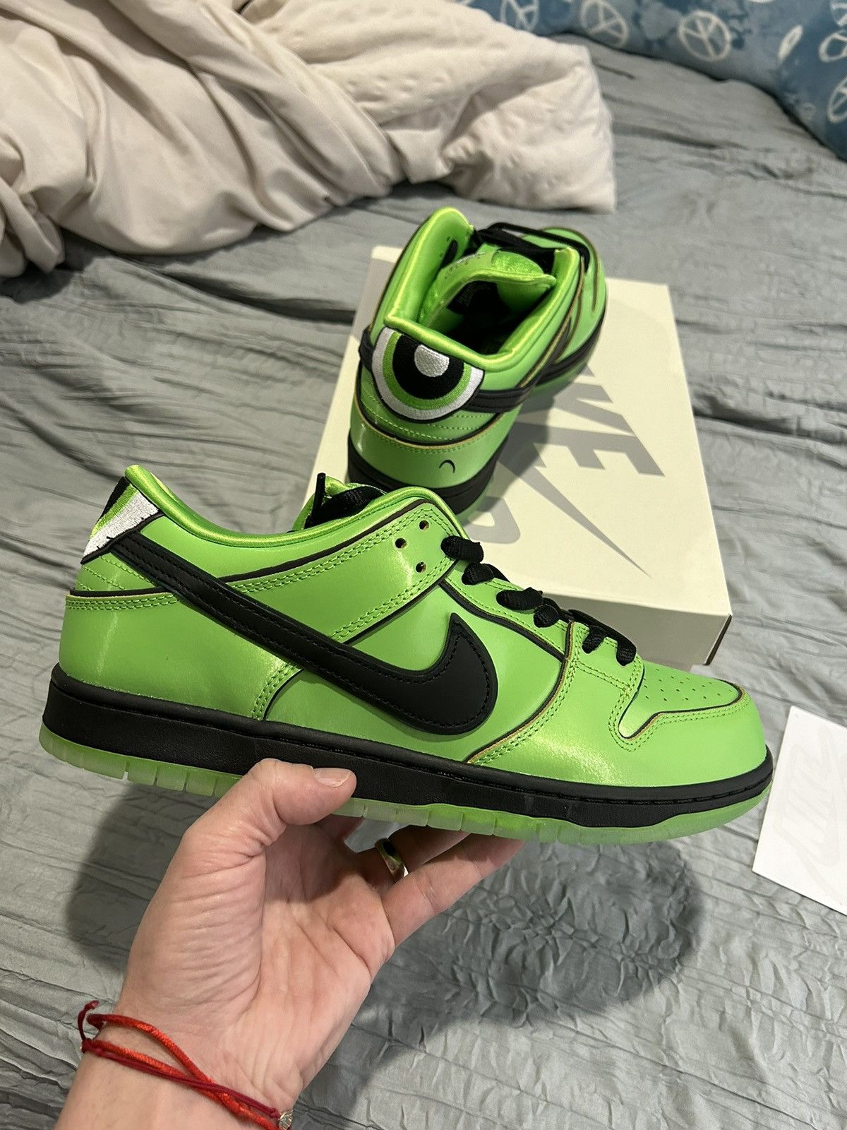 Nike Nike SB dunk low power puff girls Buttercup | Grailed