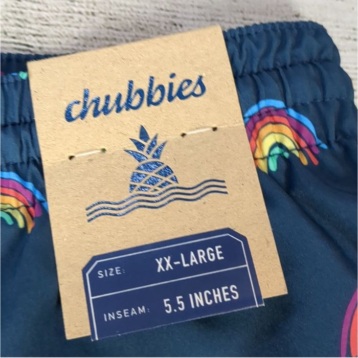 Chubbies Chubbies the rainbow roads classic swim trunks size XXL | Grailed