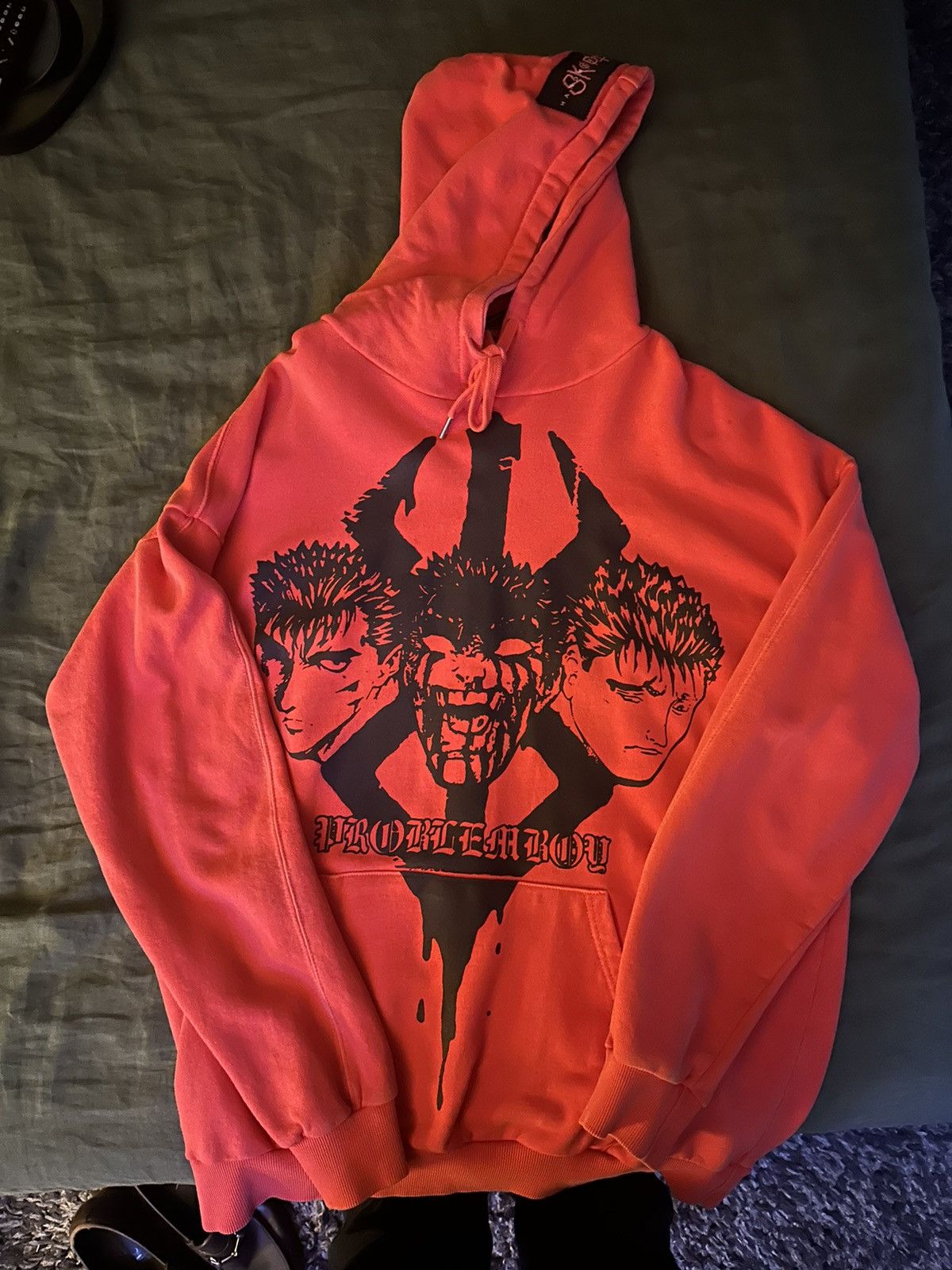 Custom Problemboy / skoot Sad Guts berserk hoodie size L | Grailed