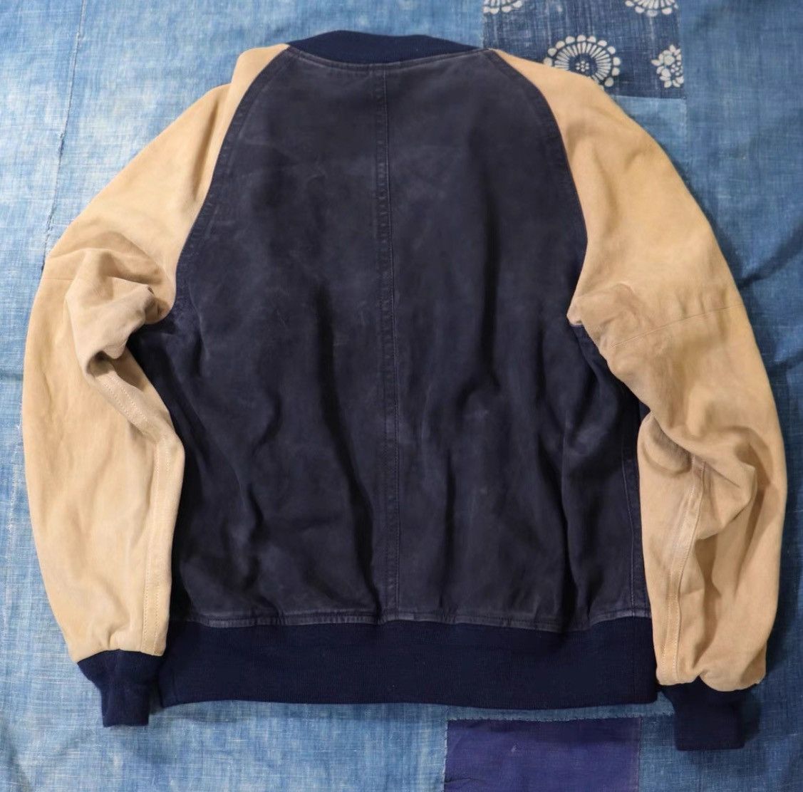 Visvim Visvim 18ss Varsity Jkt Suede IT Leather Jacket | Grailed