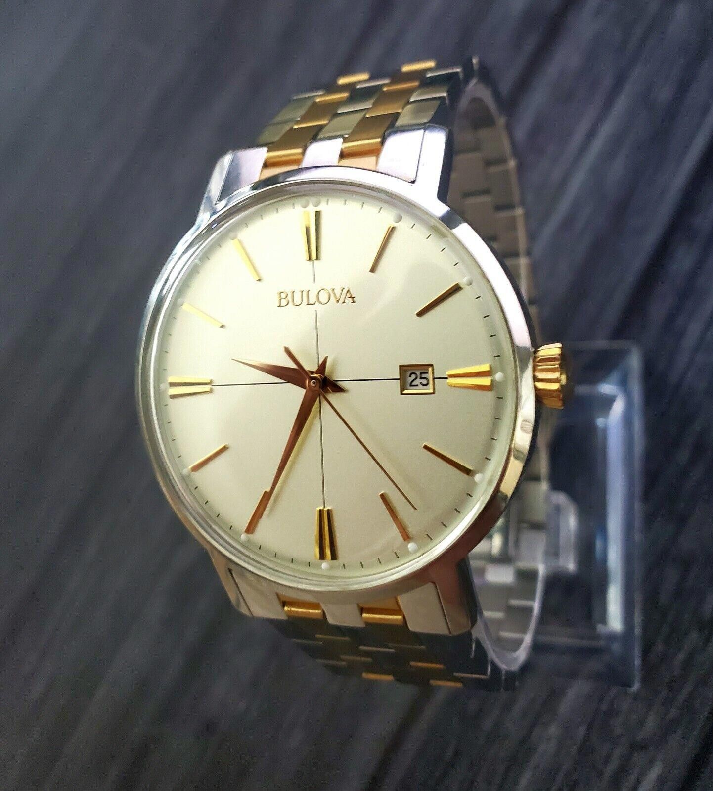 Bulova Bulova Corporate Collection 2 Tone Gold Silver Mens Watch | Grailed