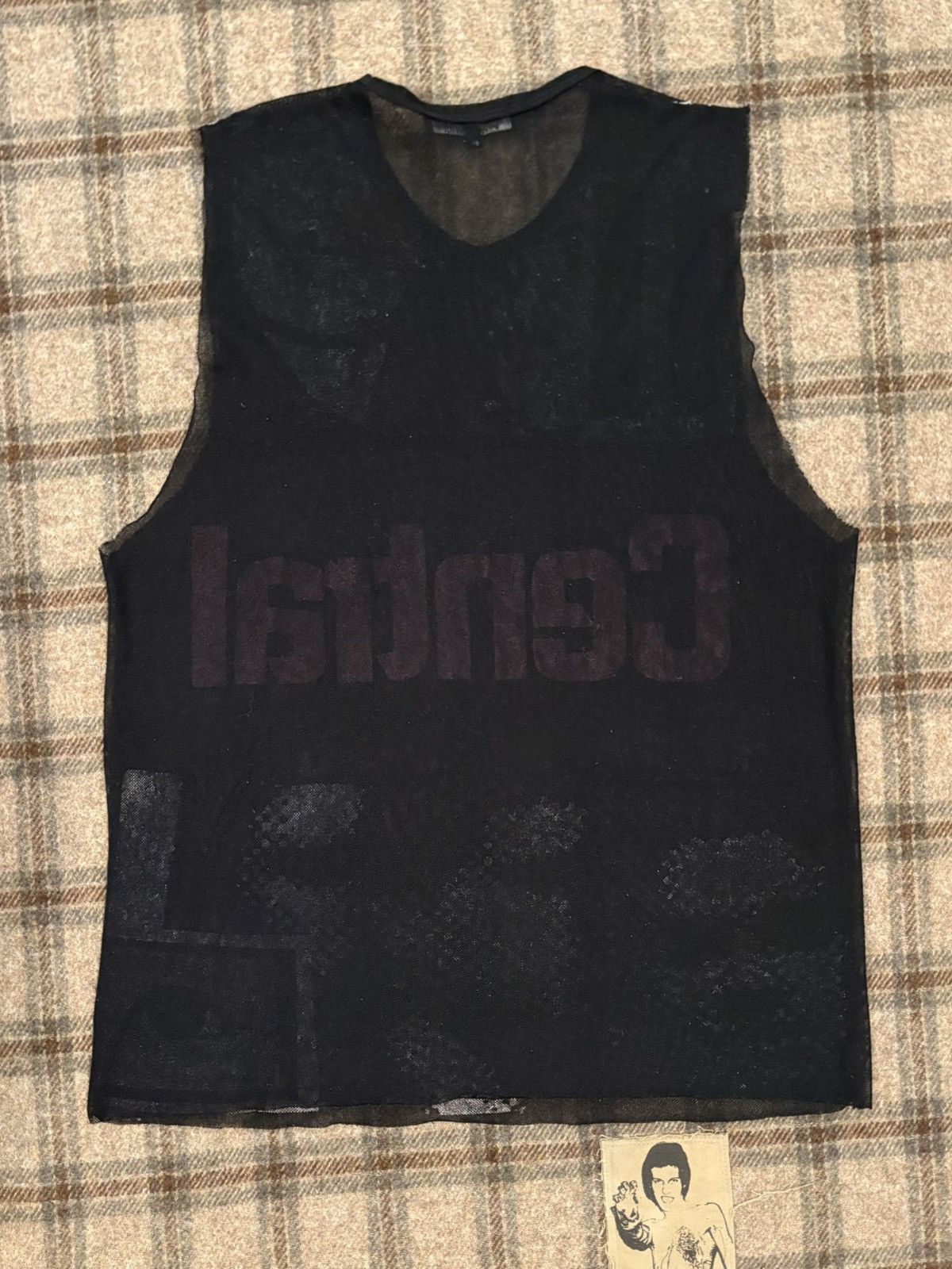 Raf Simons SS03 Consumed Runway Central Mesh | Grailed