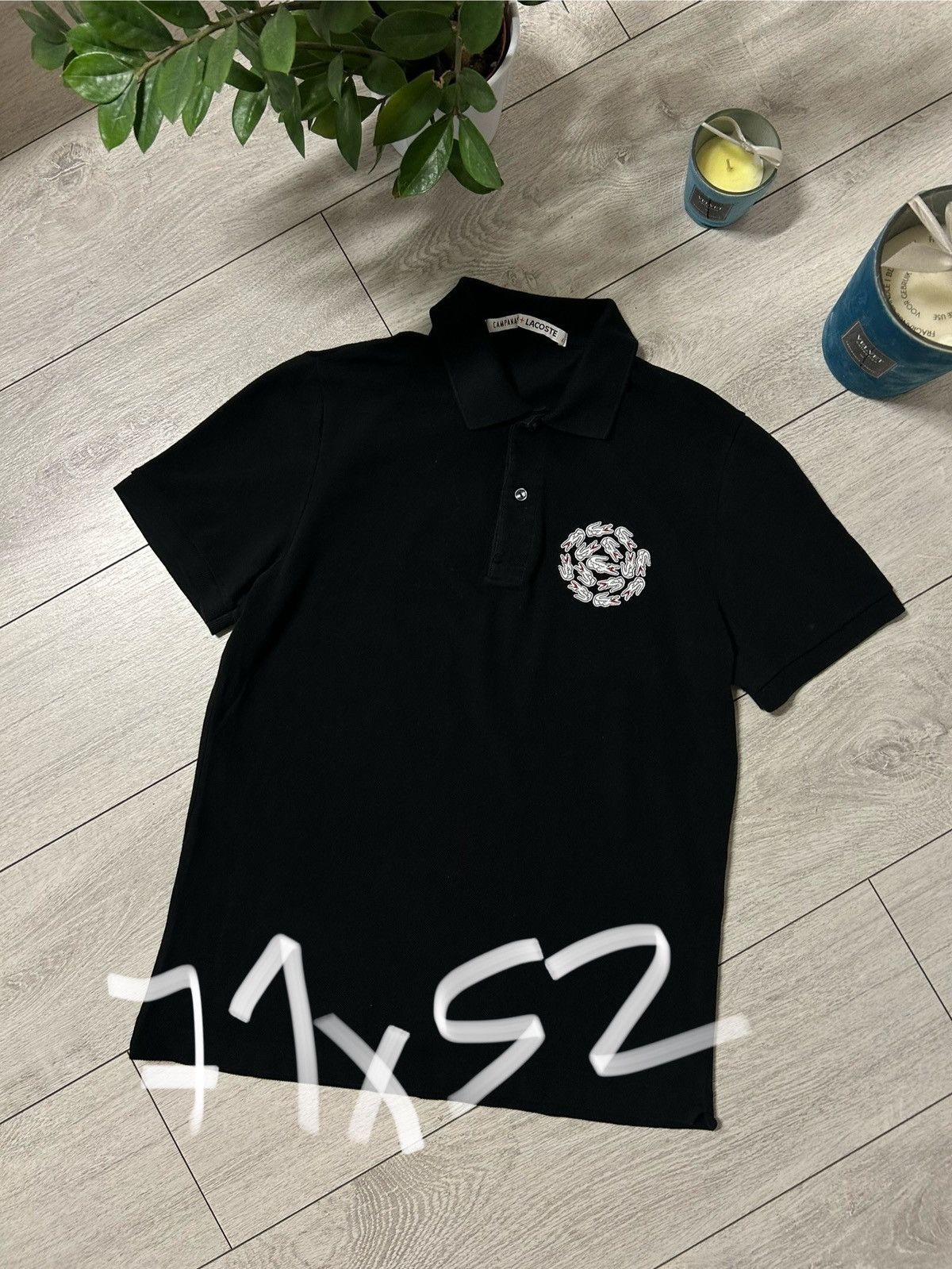 Lacoste × Streetwear × Vintage Limited Edition Campanas X Lacoste Black ...