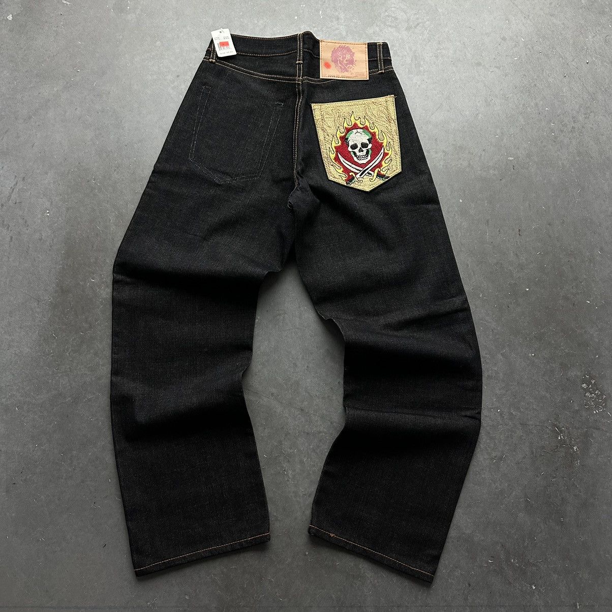 Ed Hardy × Japanese Brand × Vintage Crazy Vintage Y2K Ed Hardy Baggy ...