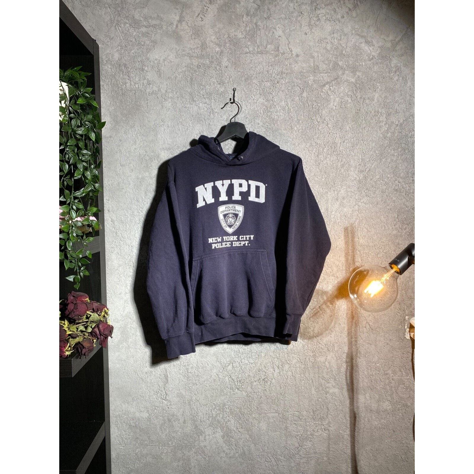 Vintage NYPD POLIZEI HOODIE VINTAGE VETE FADED Y2K ARCHIVE NWA USA ...
