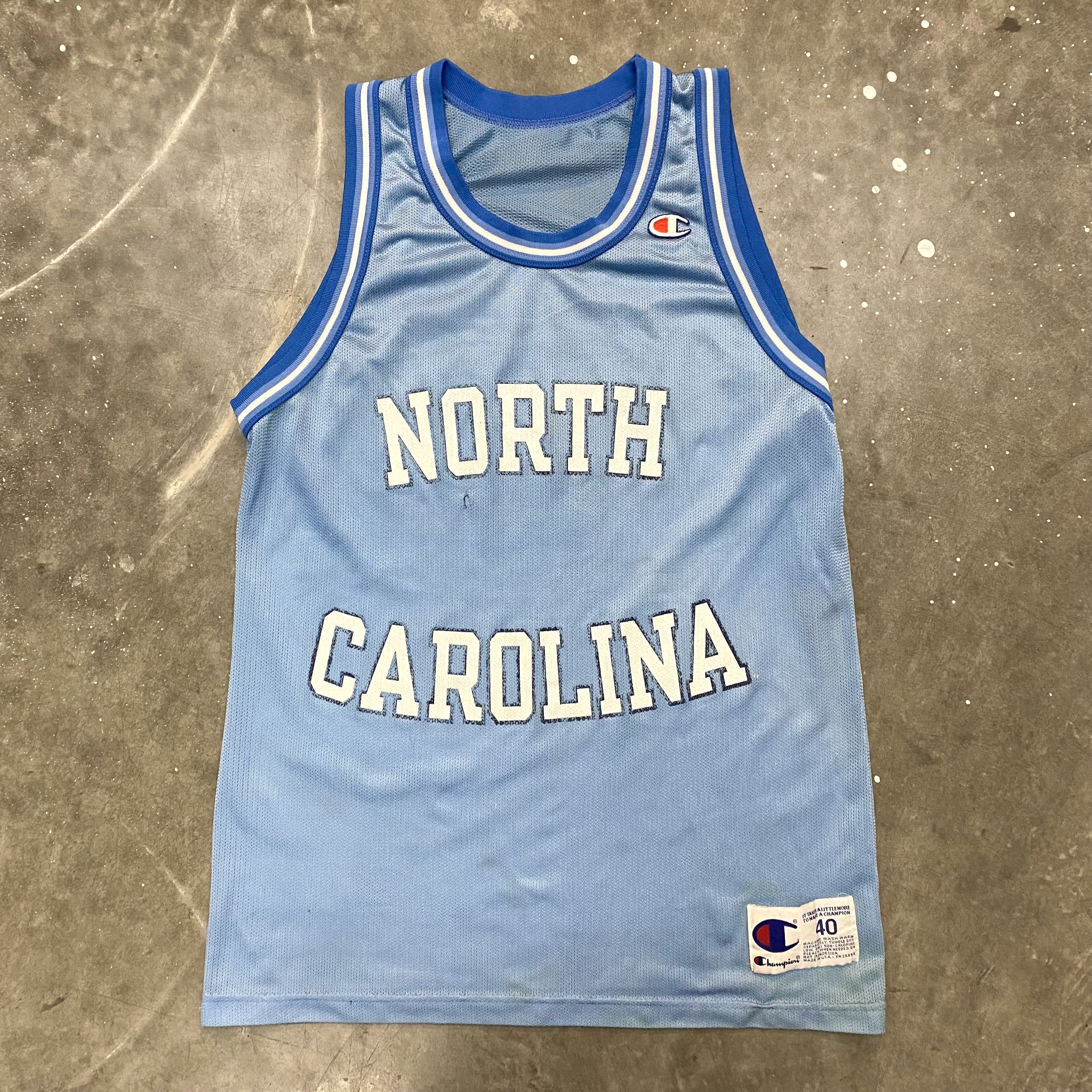 Vintage VTG 90s UNC North Carolina Champion Jersey College | Grailed