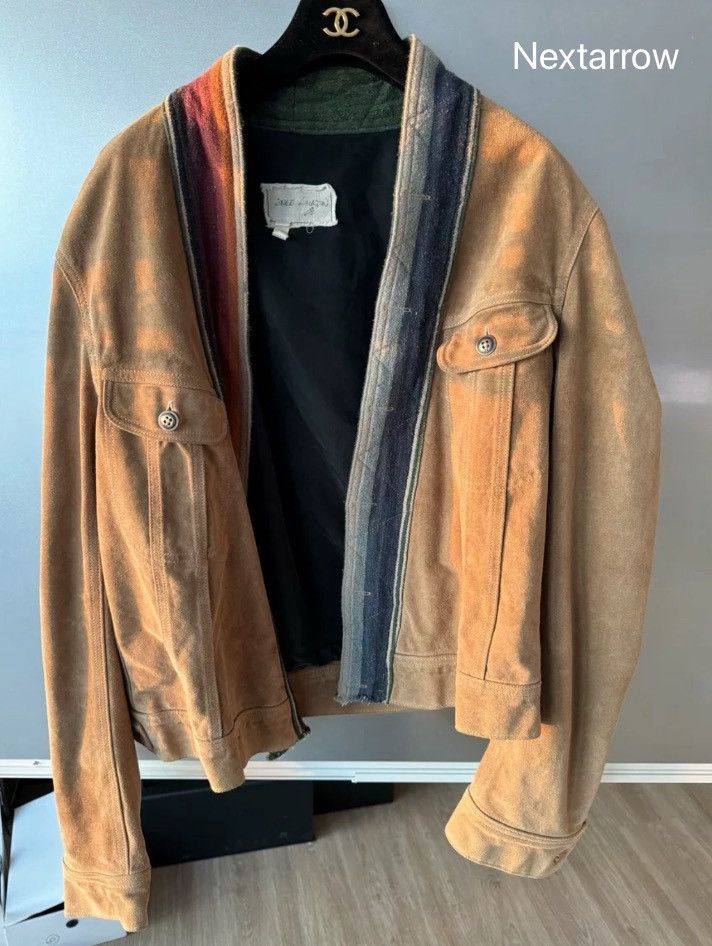 Greg Lauren Greg Lauren suede tracksuit jacket2411-Nextarrow | Grailed