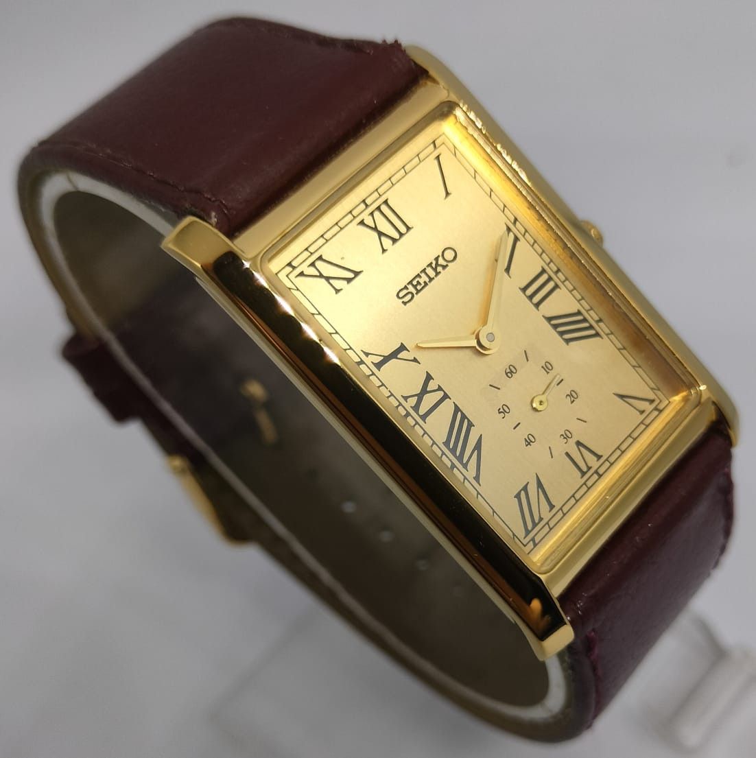 Seiko SEIKO SLIM TANK QUARTZ SIDE SECOND JAPANESE WRIST WATCH | Grailed