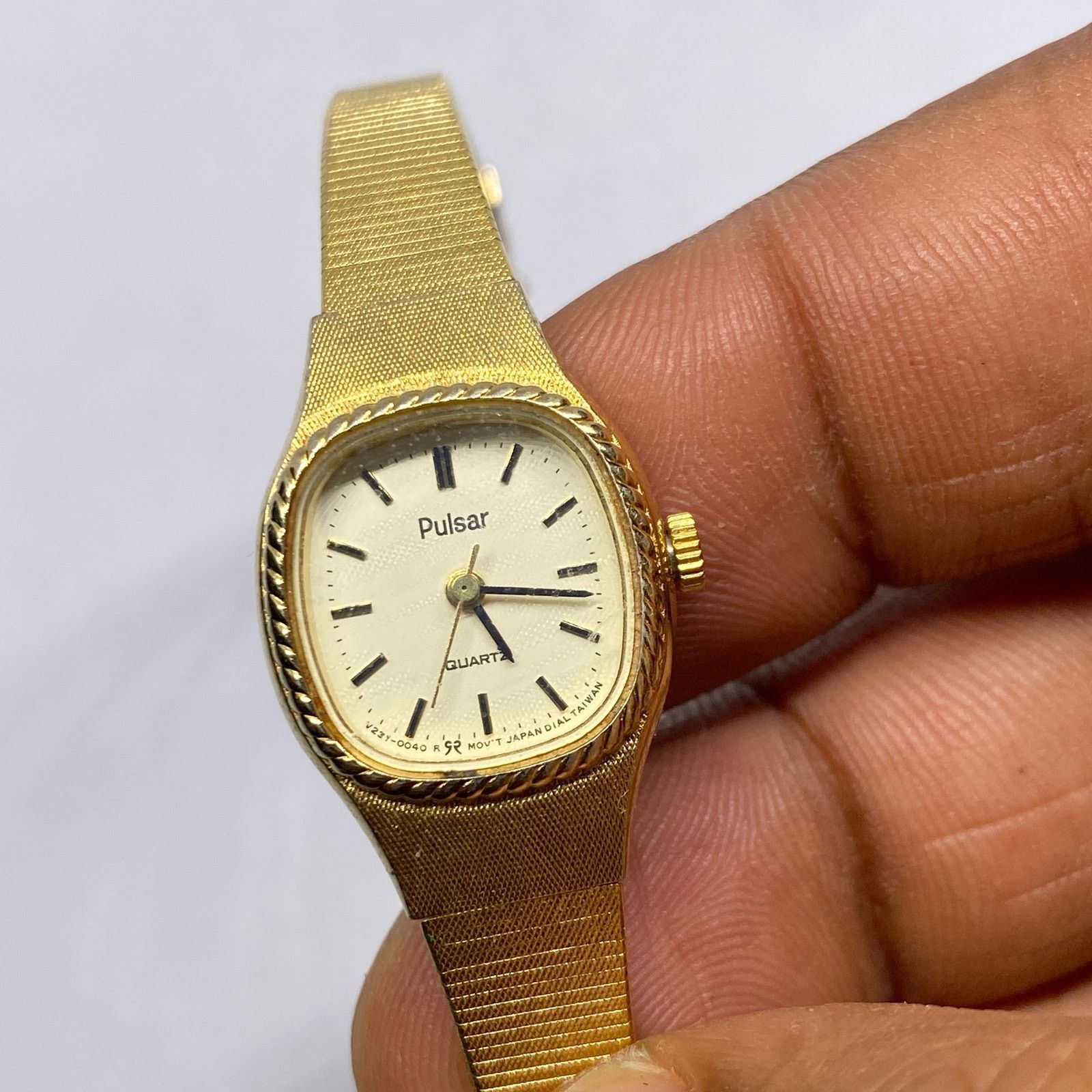 Pulsar Ladies Pulsar Gold Tone Stainless Steel Watch New Battery | Grailed