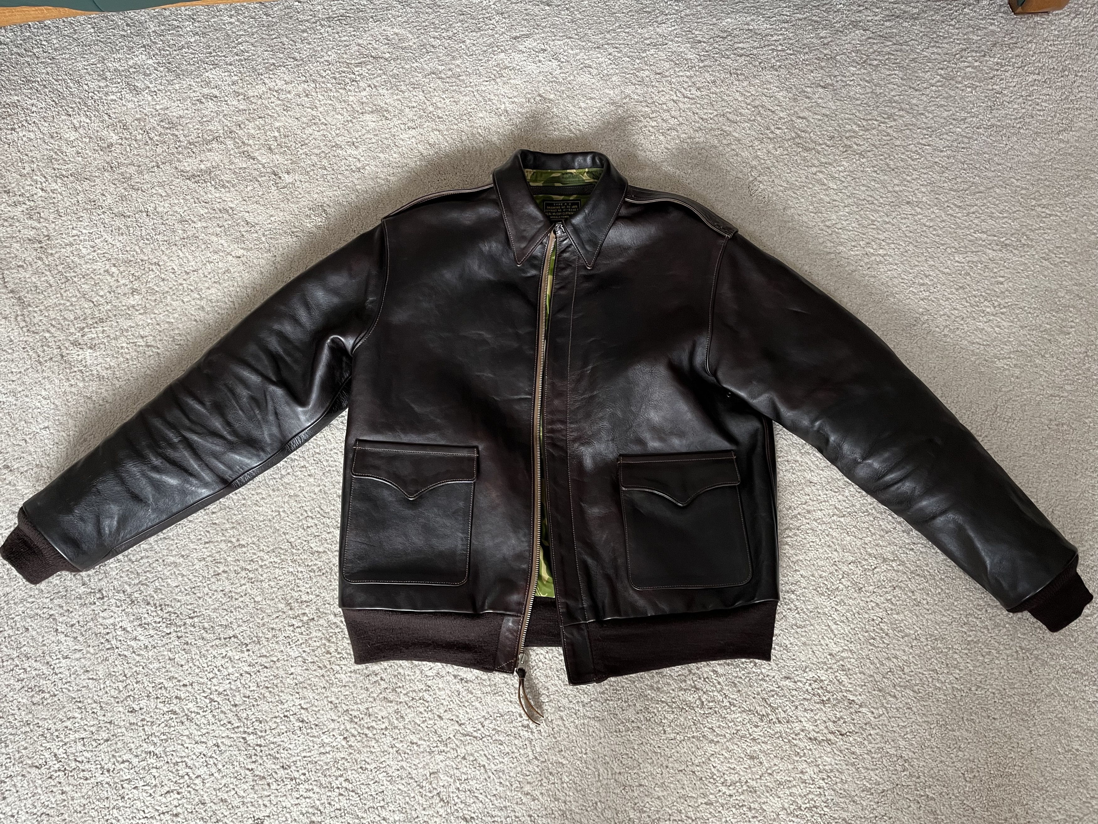 The Real McCoy's Real Mccoy’s A2 camouflage parachute lining | Grailed