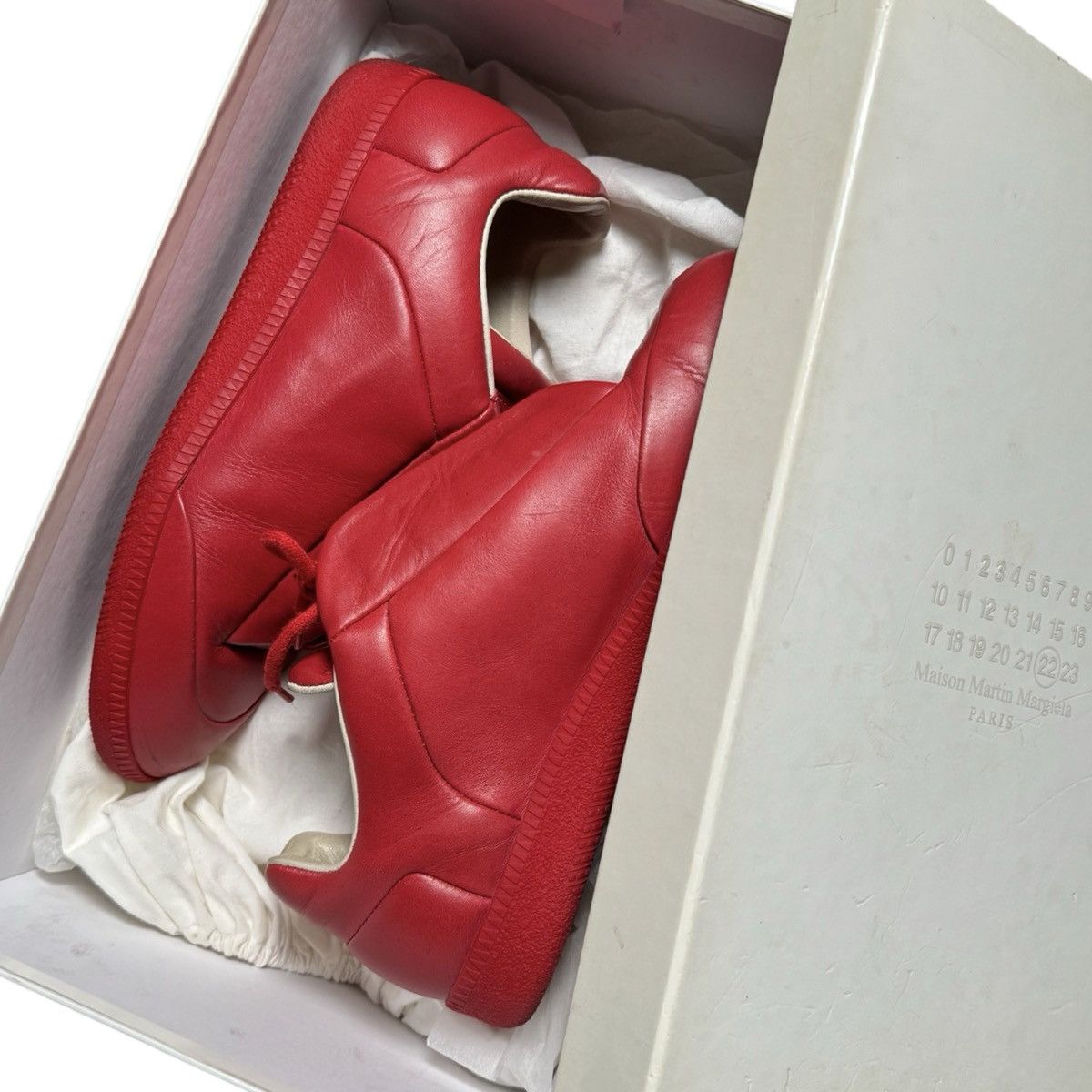 Maison Margiela Maison Margiela Future Red Men's Size 6 38.5 Leather ...