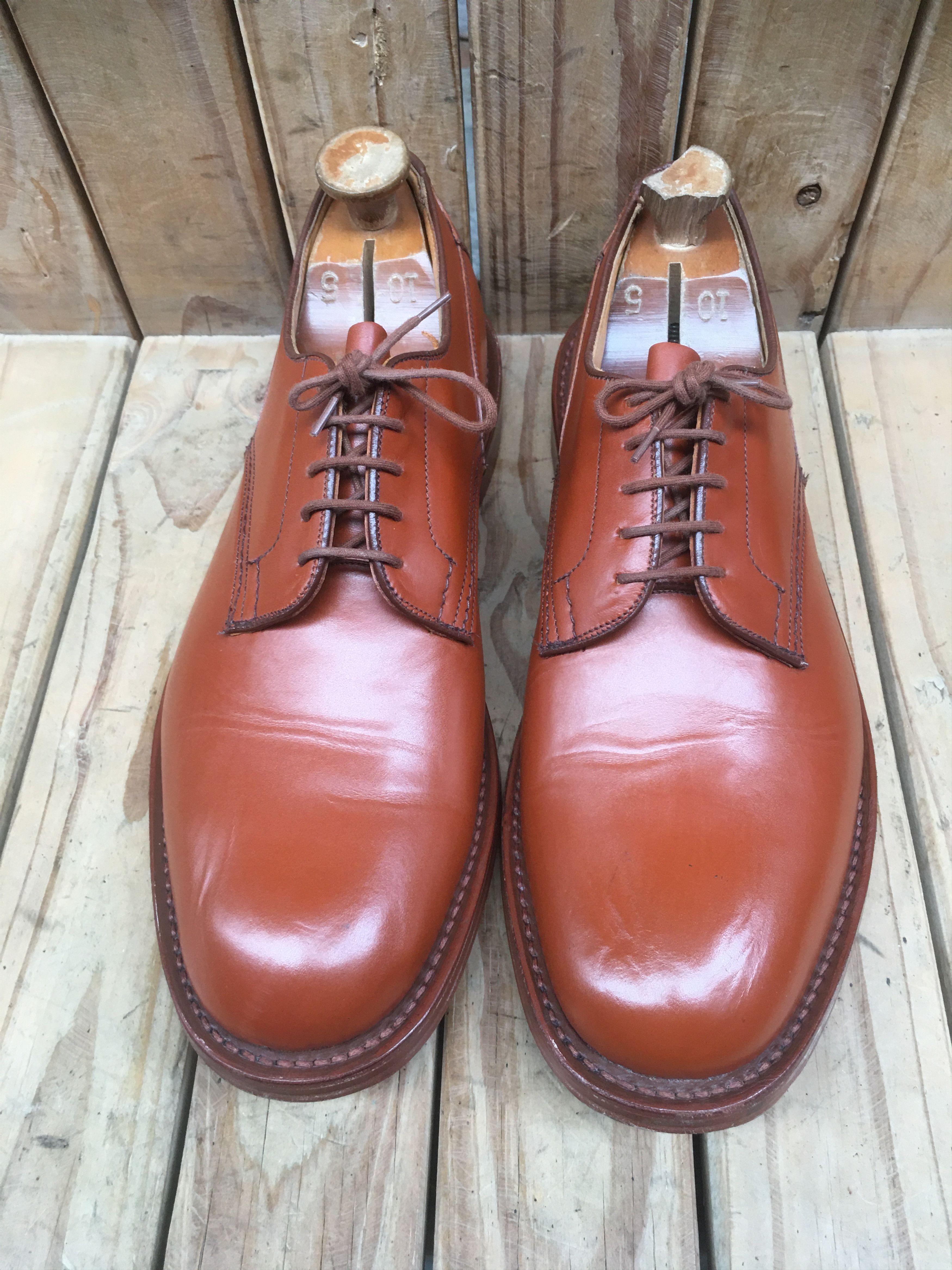 Trickers Tricker's brown derby Mens leather shoes UK 9.5 | Grailed