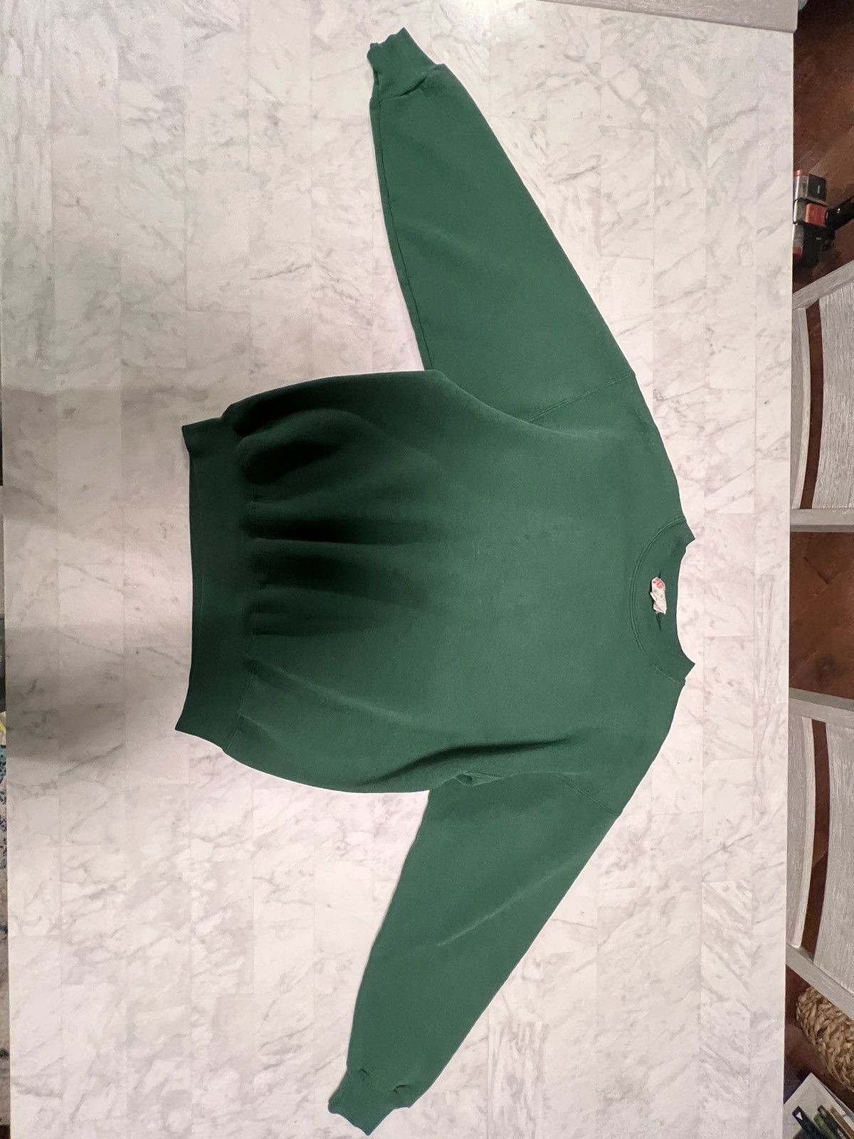 Hanes Blank Green Hanes Sweater | Grailed