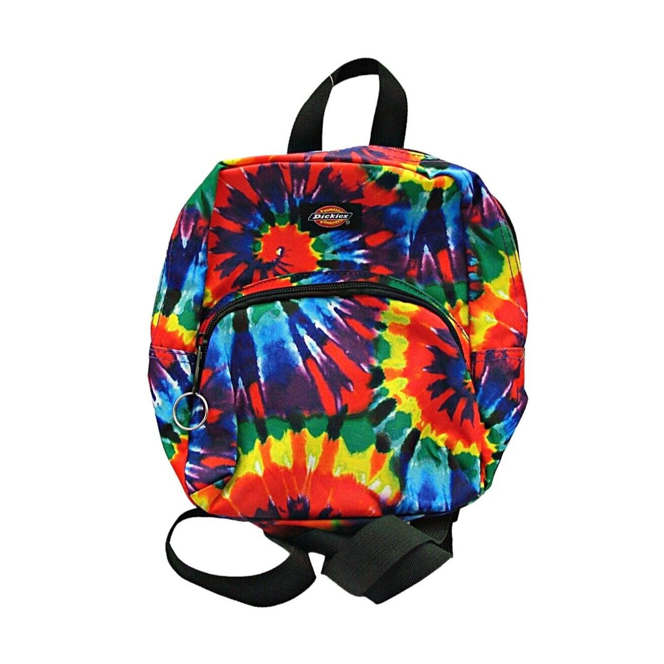 Dickies Dickies Backpack Mini Tie Dye Pattern Bright Colors Canvas M ...