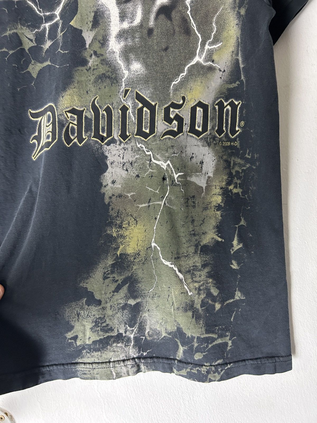 Harley Davidson Vintage 2009 Harley Davidson Punk Gothic Skull Thunder ...