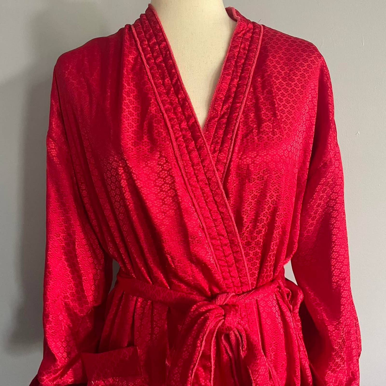 Victoria's Secret Vintage 90s victorias secret red boudoir robe | Grailed