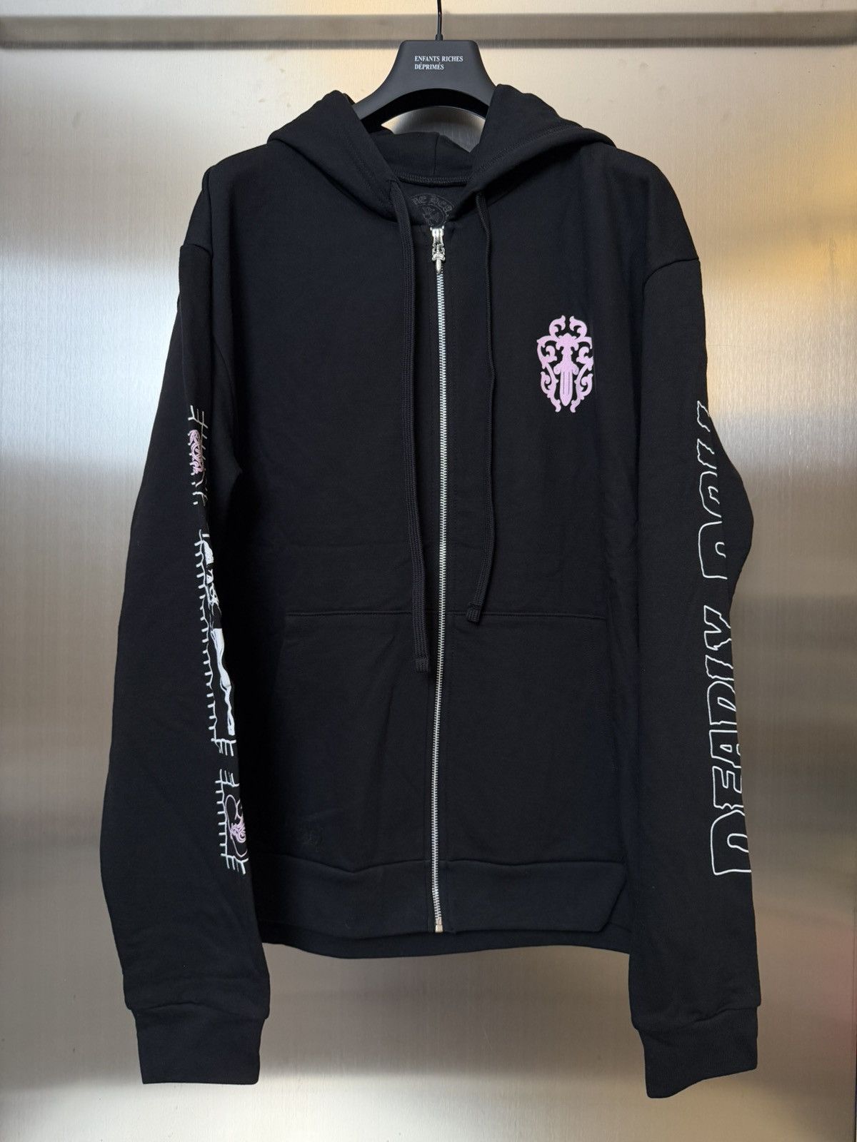 Chrome Hearts Chrome Hearts exclusive Deadly Doll zip up hoodie | Grailed