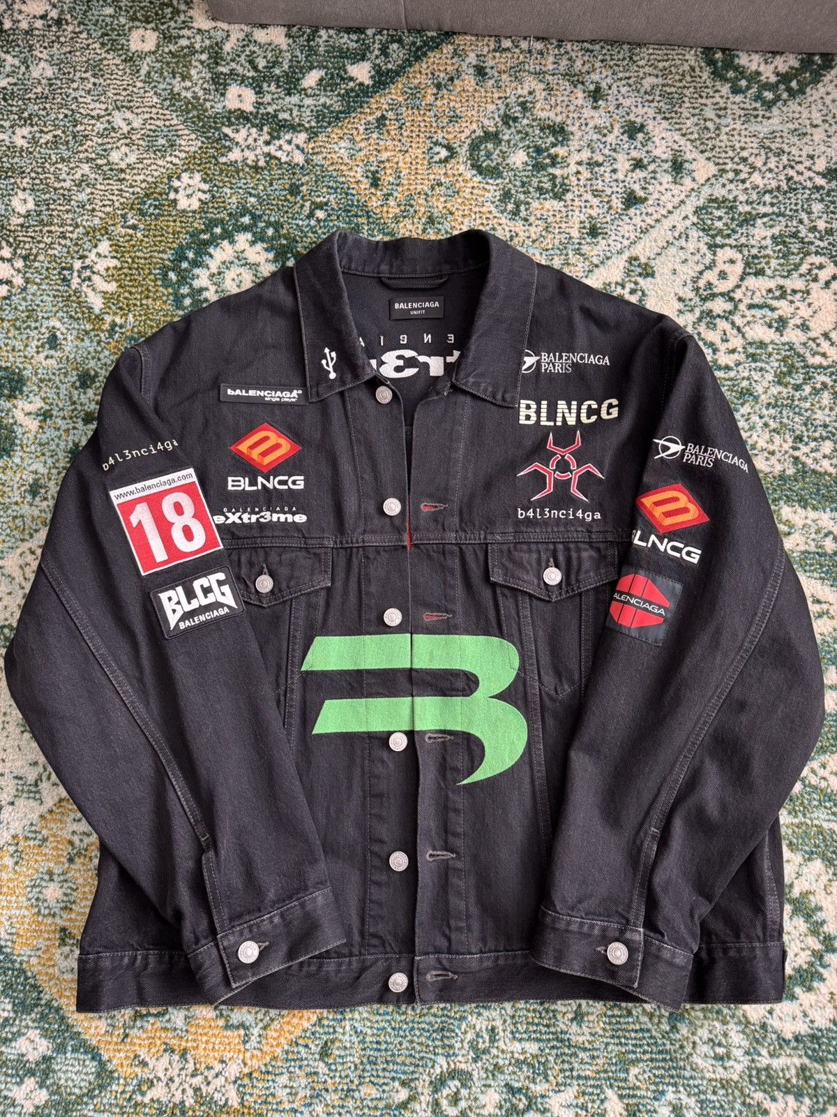 Balenciaga Balenciaga Gamer Denim Jacket | Grailed