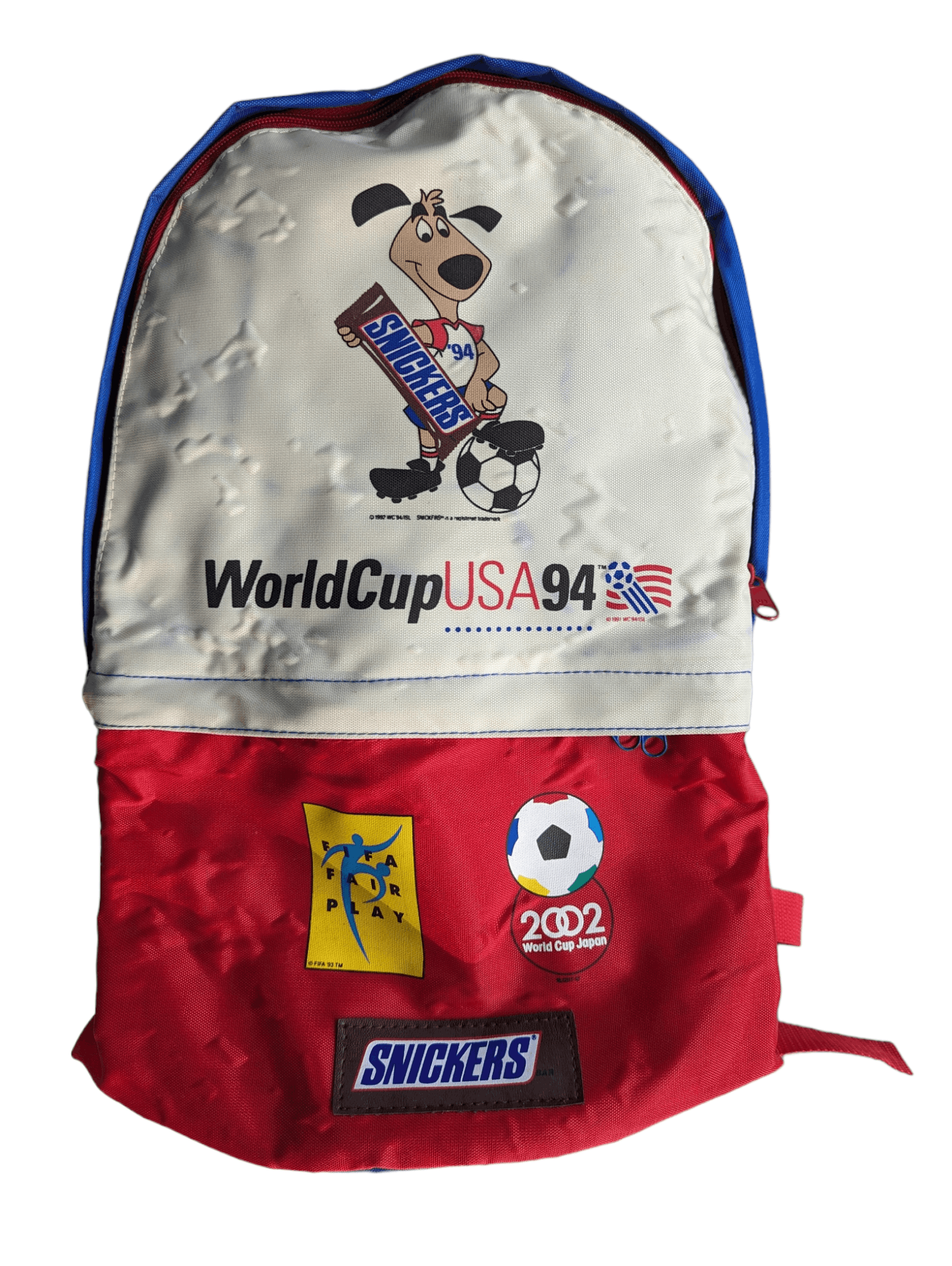 Vintage SNICKERS WORLD CUP USA 1994 BACKPACK BAG | Grailed