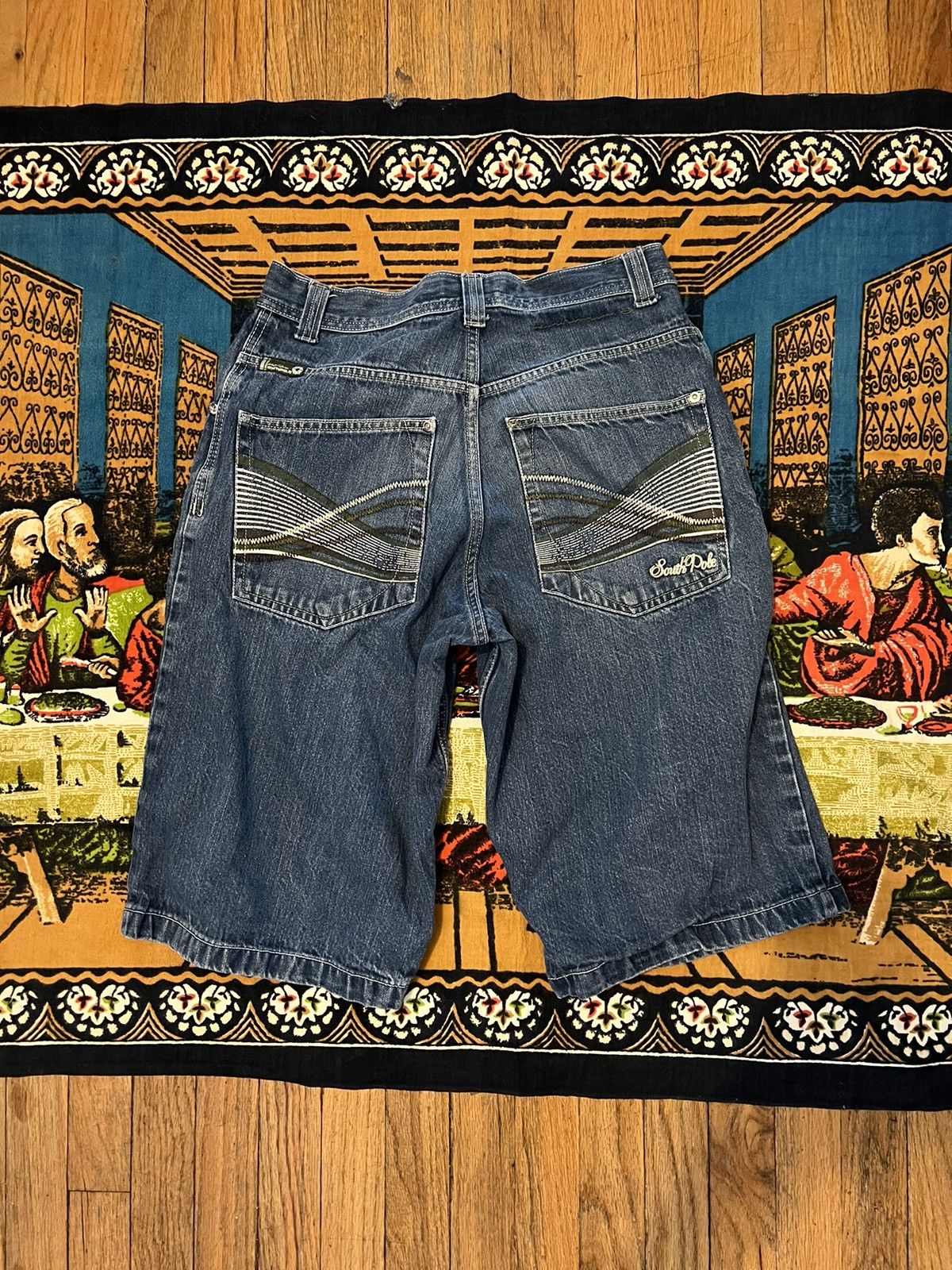 Vintage South Pole Jorts Embridered Baggy Fit y2k Jnco Skater Punk ...