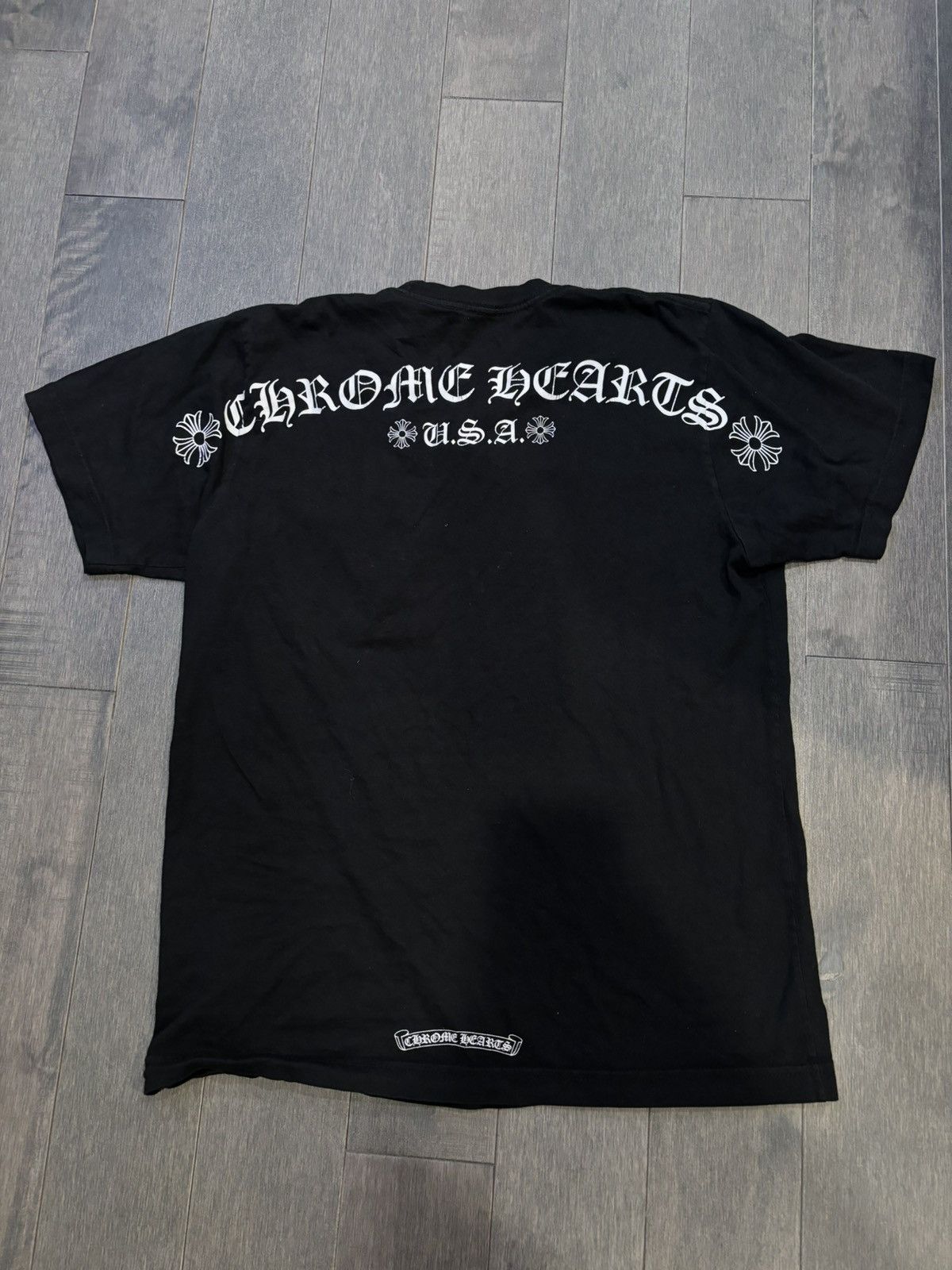 Chrome Hearts Chrome Hearts Back Shoulder Logo T Shirt Medium | Grailed