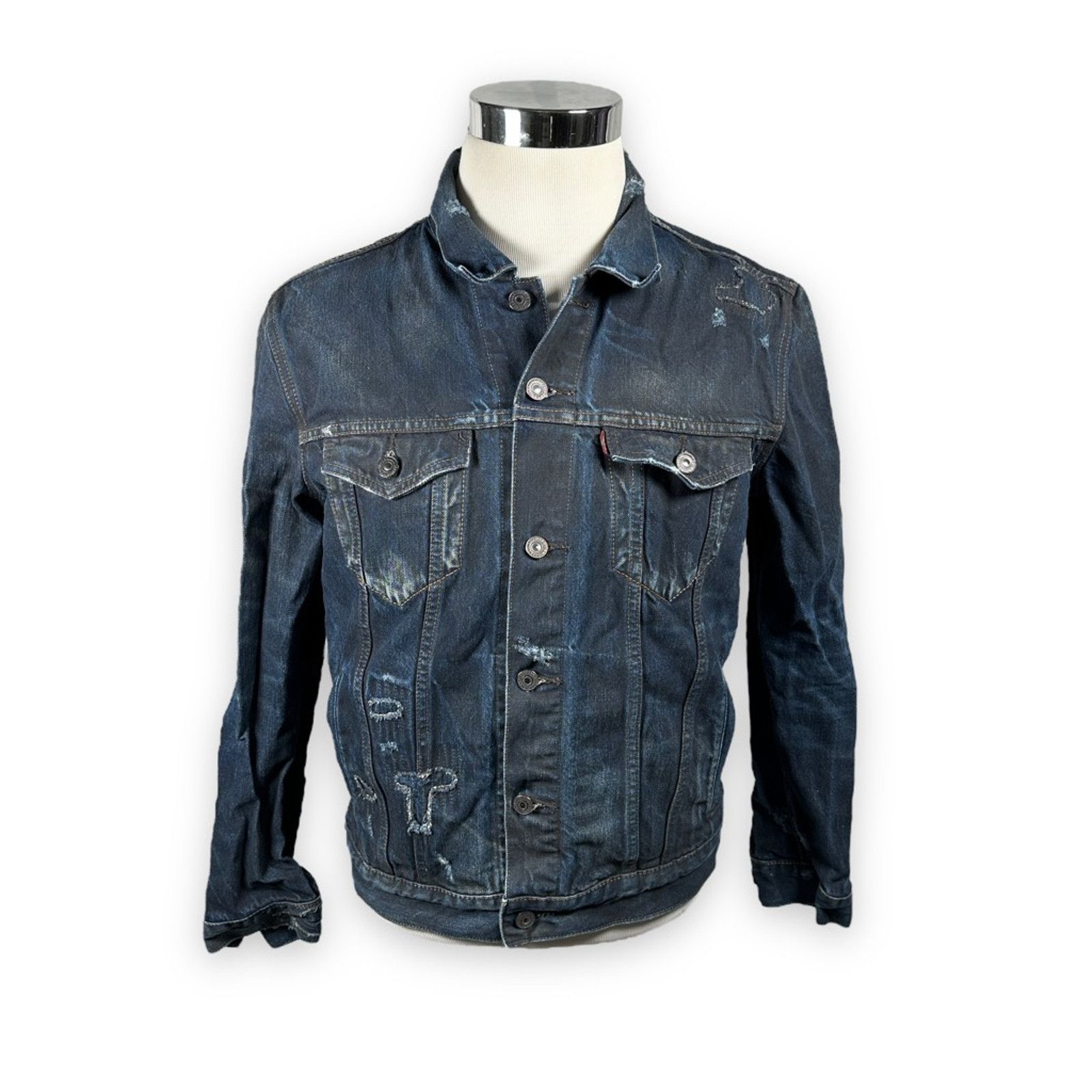 Levi's Levis Wild Stream Jean Jacket Factory Sample Distressed M | Grailed