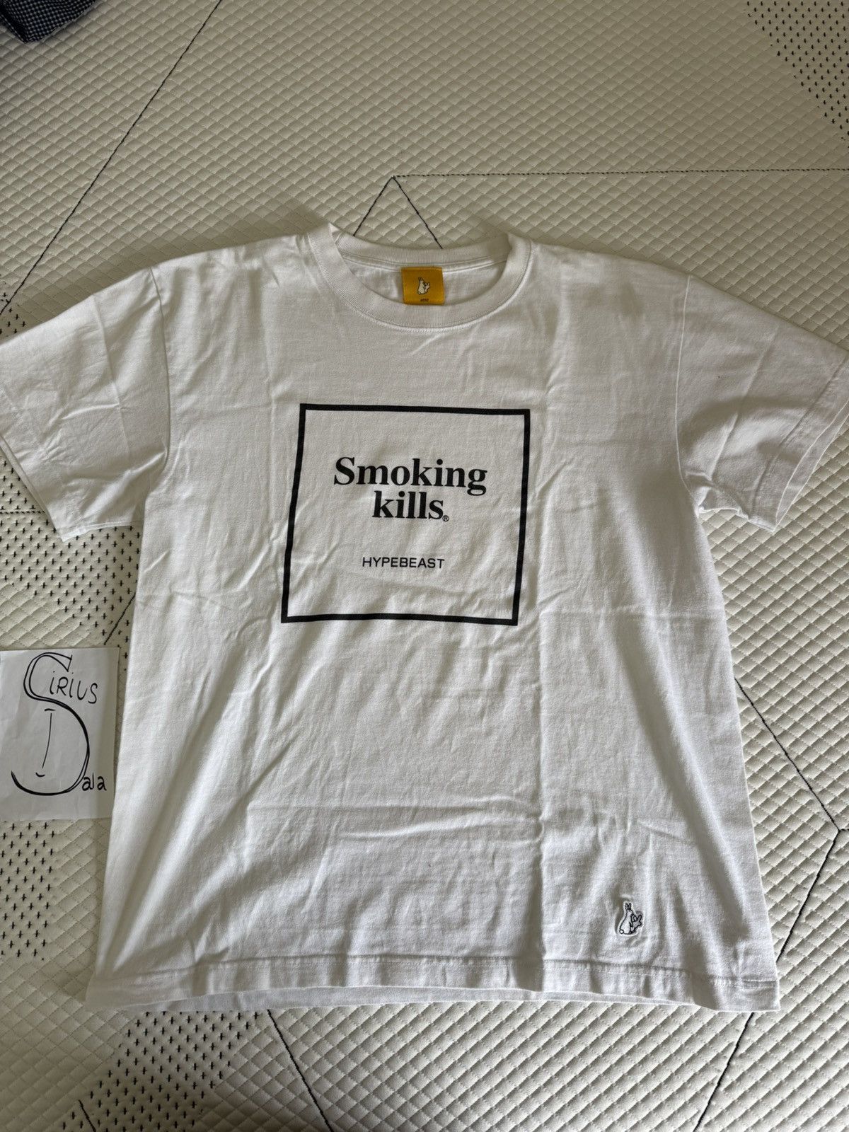 FR2 × Hypebeast FR2/Fucking rabbits x Hypebeast white Tee | Grailed