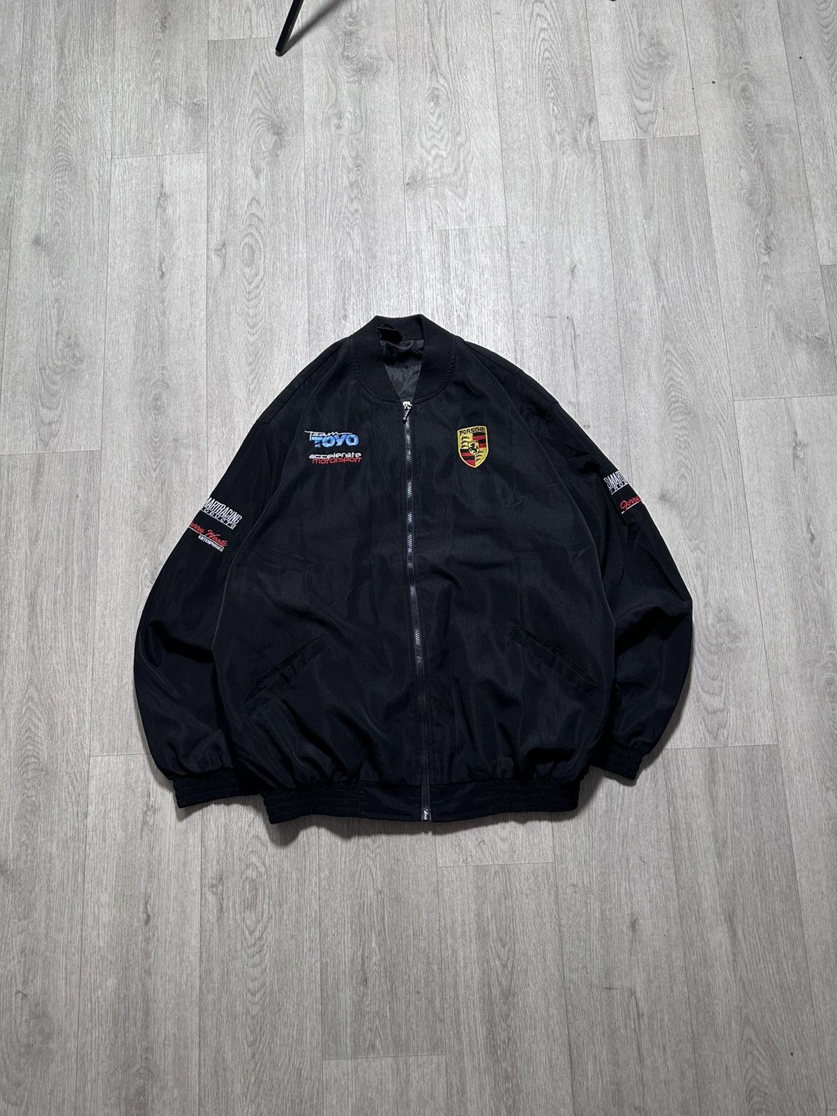 Porsche Design × Racing × Vintage Porsche vintage racing neylon jacket ...