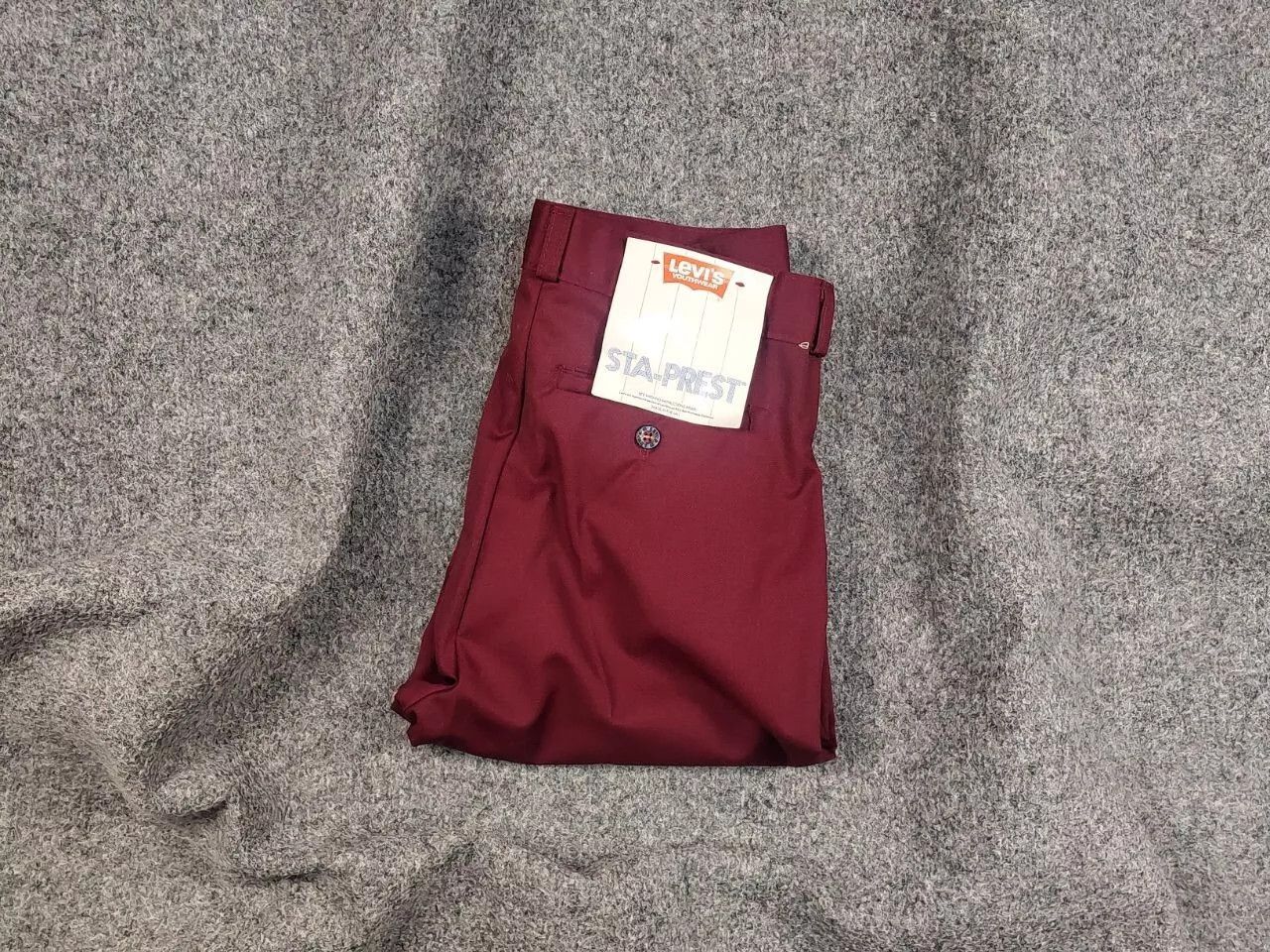 Levi's Vintage 80's Levis Sta Prest 711 Classic Trouser Pants | Grailed