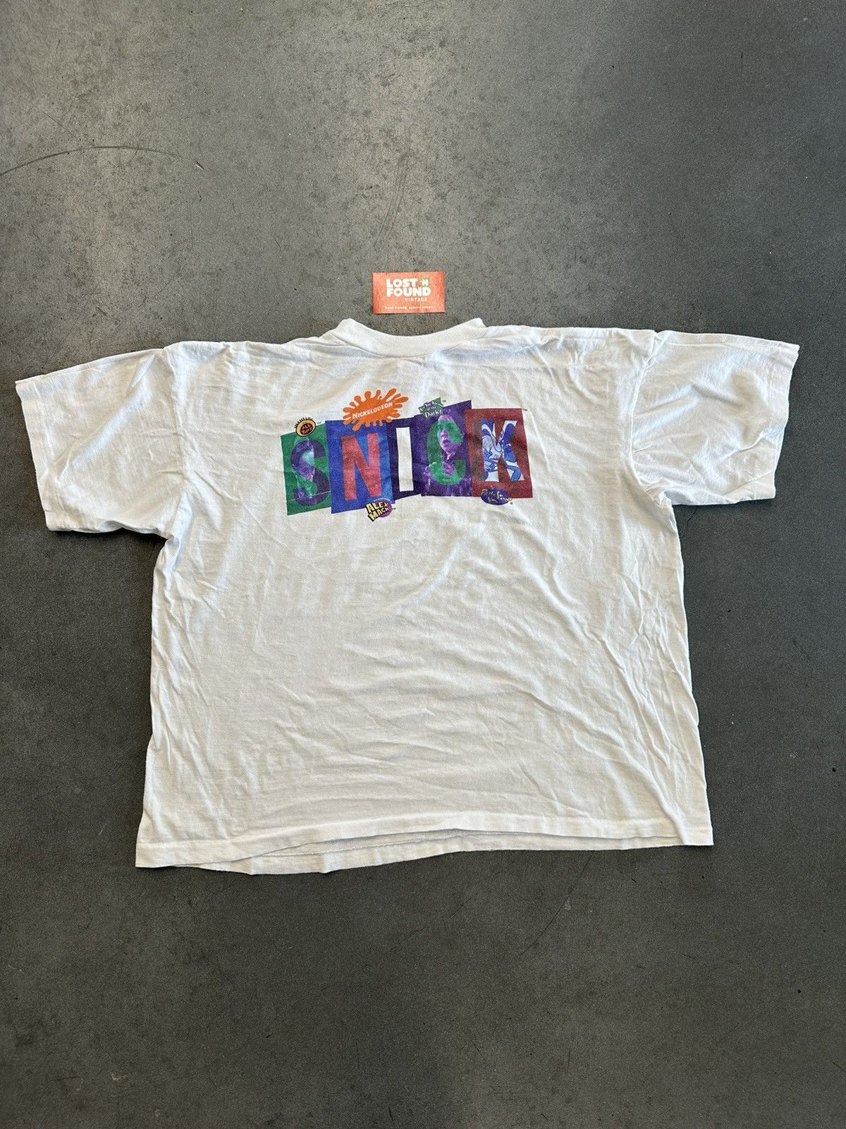 Nickelodeon × Vintage ‘90s Vintage Nickelodeon Snick TV Promo Tee | Grailed