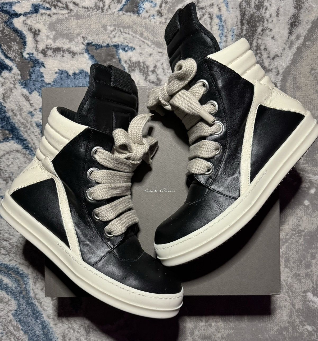 Rick Owens Rick Owens Geobasket Jumbo Lace | Grailed
