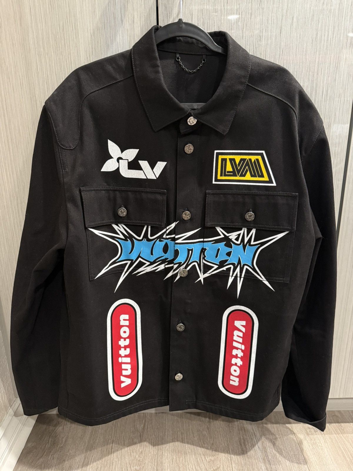 Louis Vuitton Louis Vuitton Racing Logos Denim Jacket | Grailed