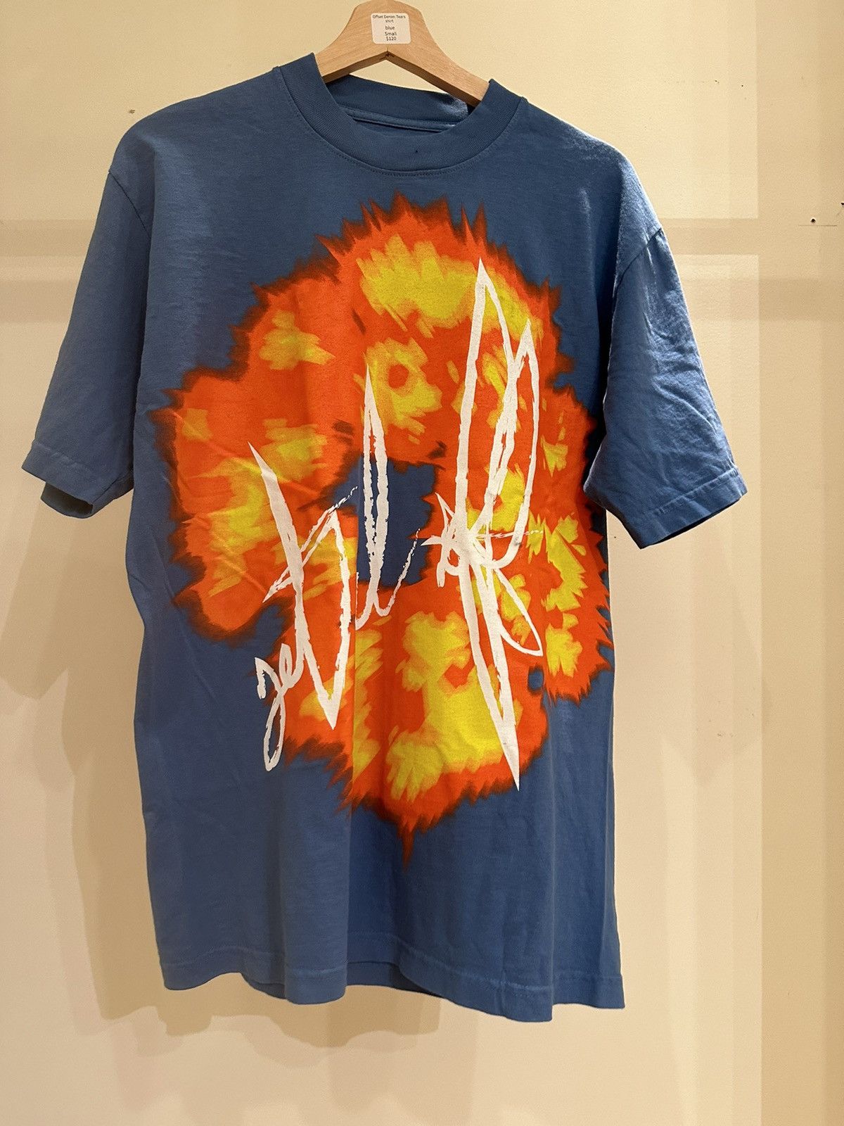 DENIM TEARS Offset x Denim Tears T Shirt Blue | Grailed