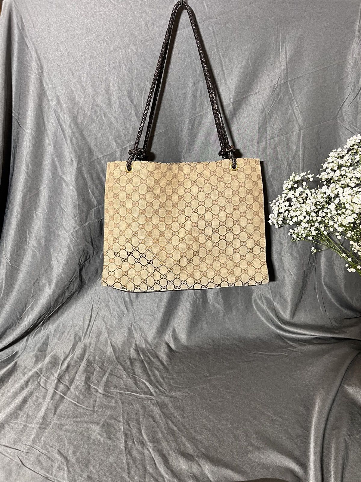 Gucci Vintage Gucci monogram bag 90s luxury made in Italy designer ...