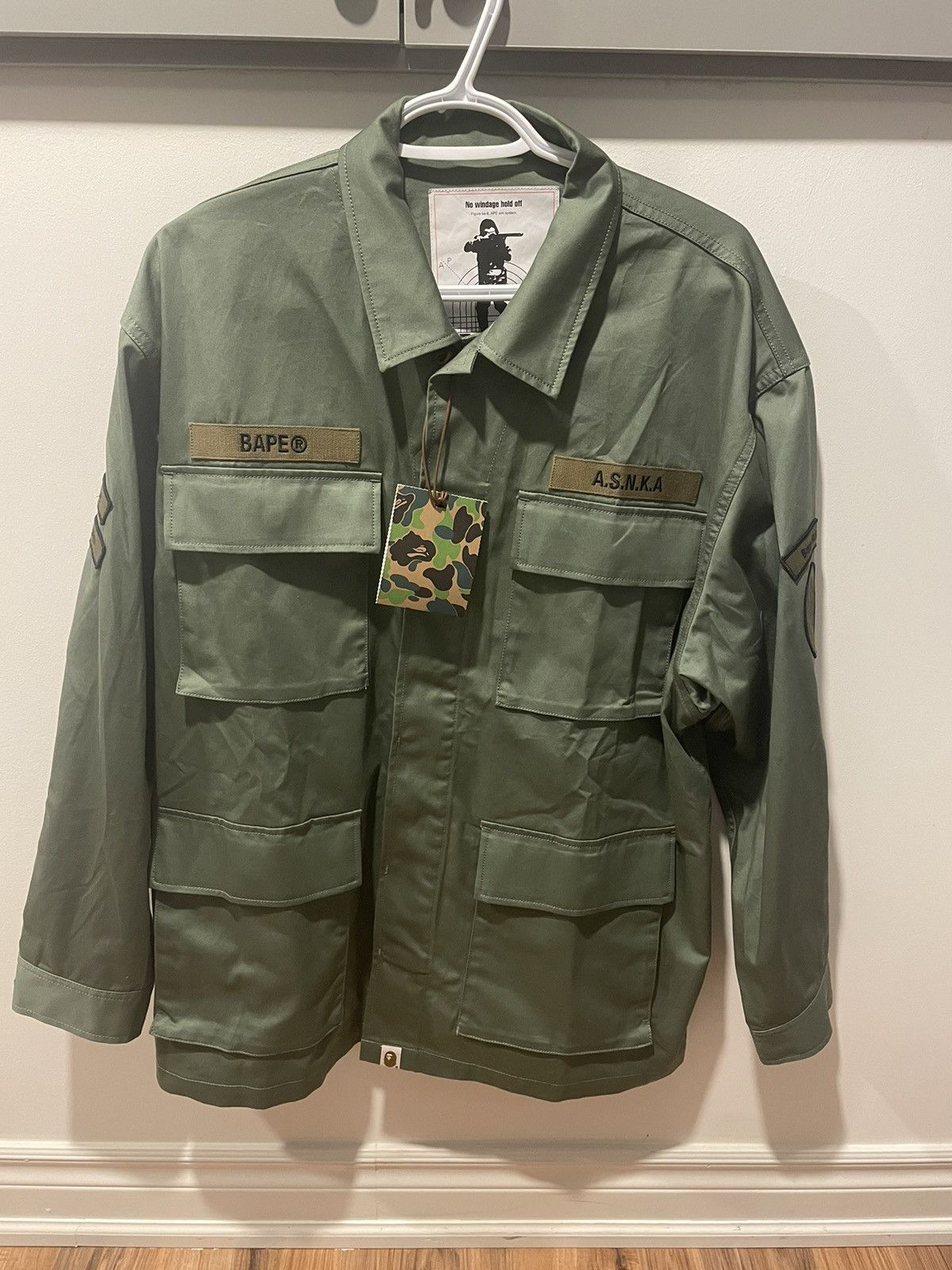 Bape Bape Military Shirt | Grailed
