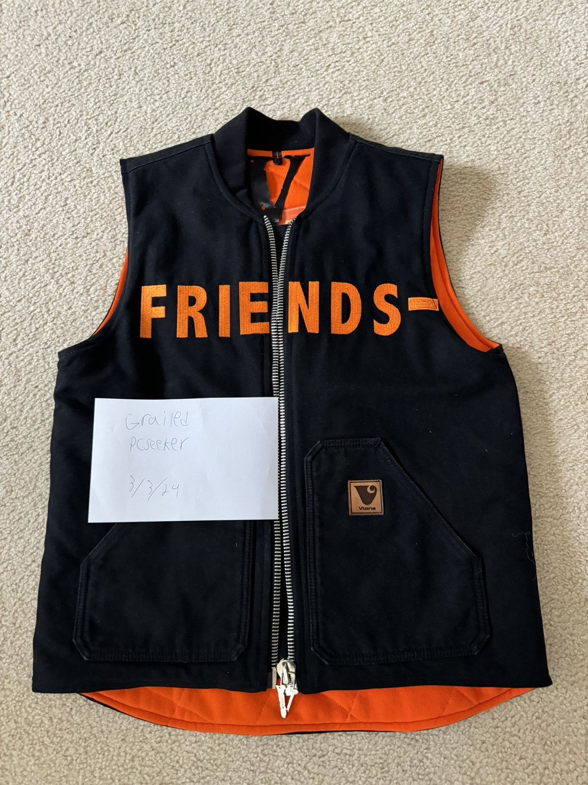 Vlone RAREST VLONE VEST | Grailed