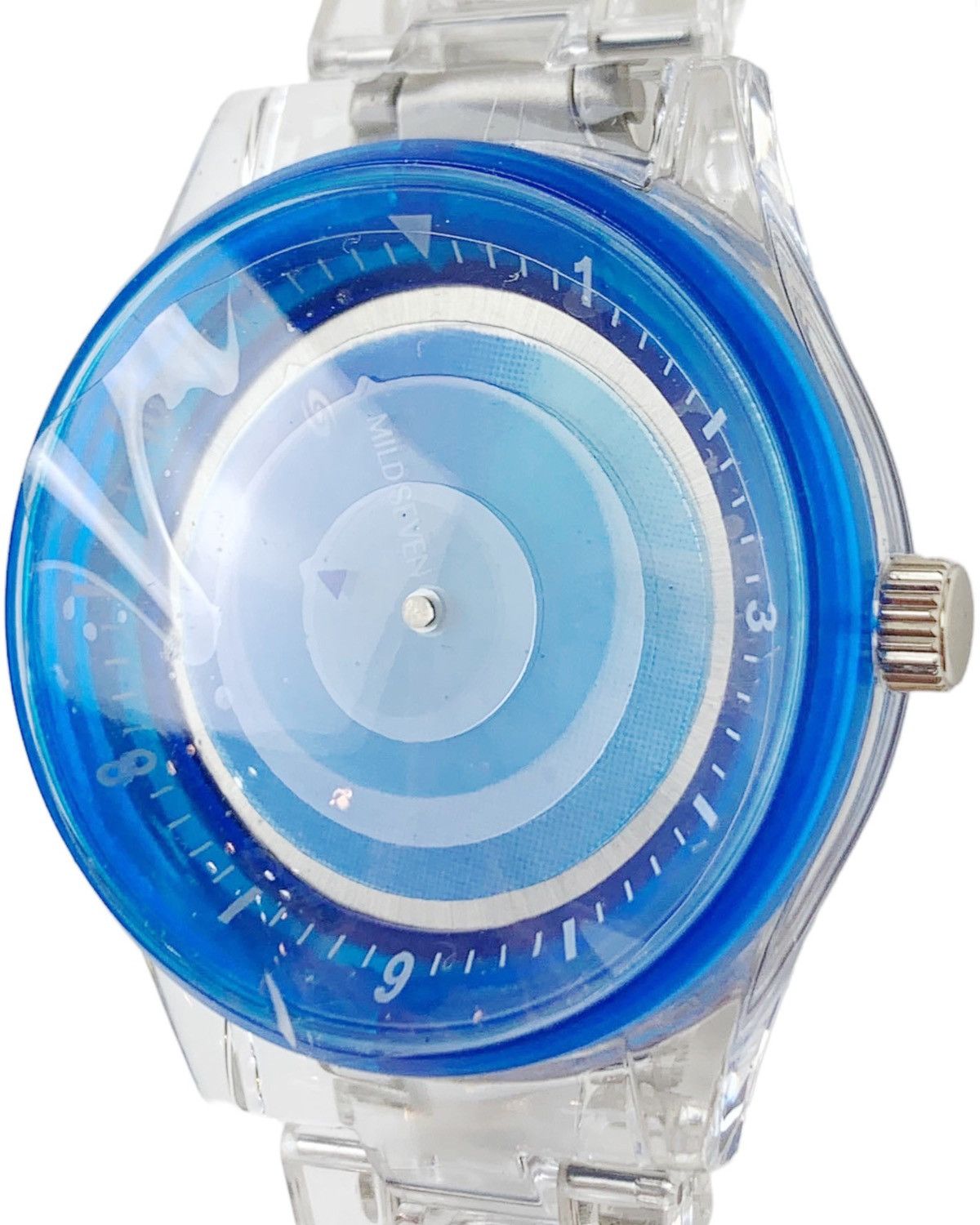 Designer × Japanese Brand × Watch MILD SEVEN CLEAR PLASTIC WATCH | Grailed