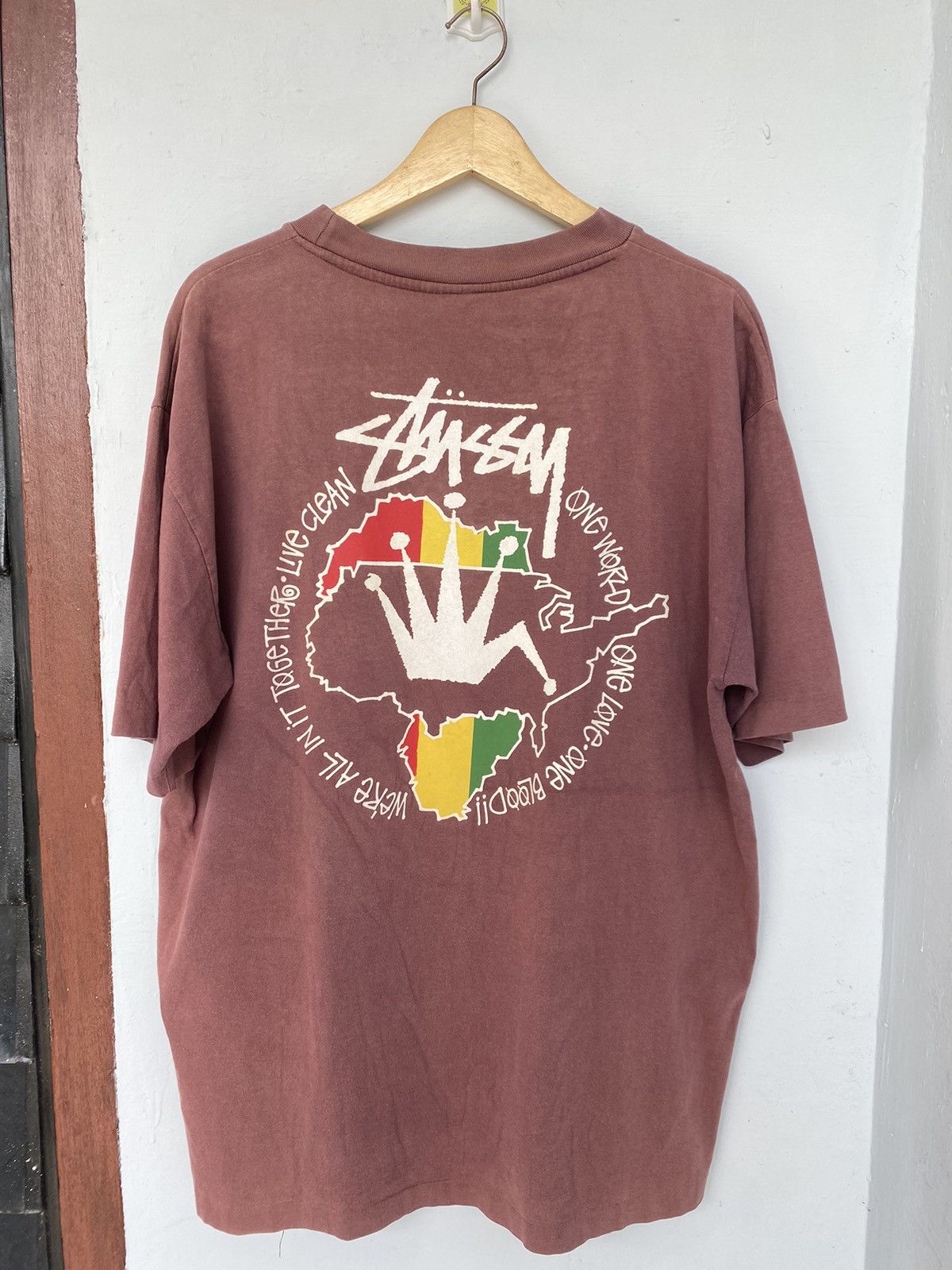 Vintage Vintage Very Rare Stussy Rasta 90s Tee | Grailed
