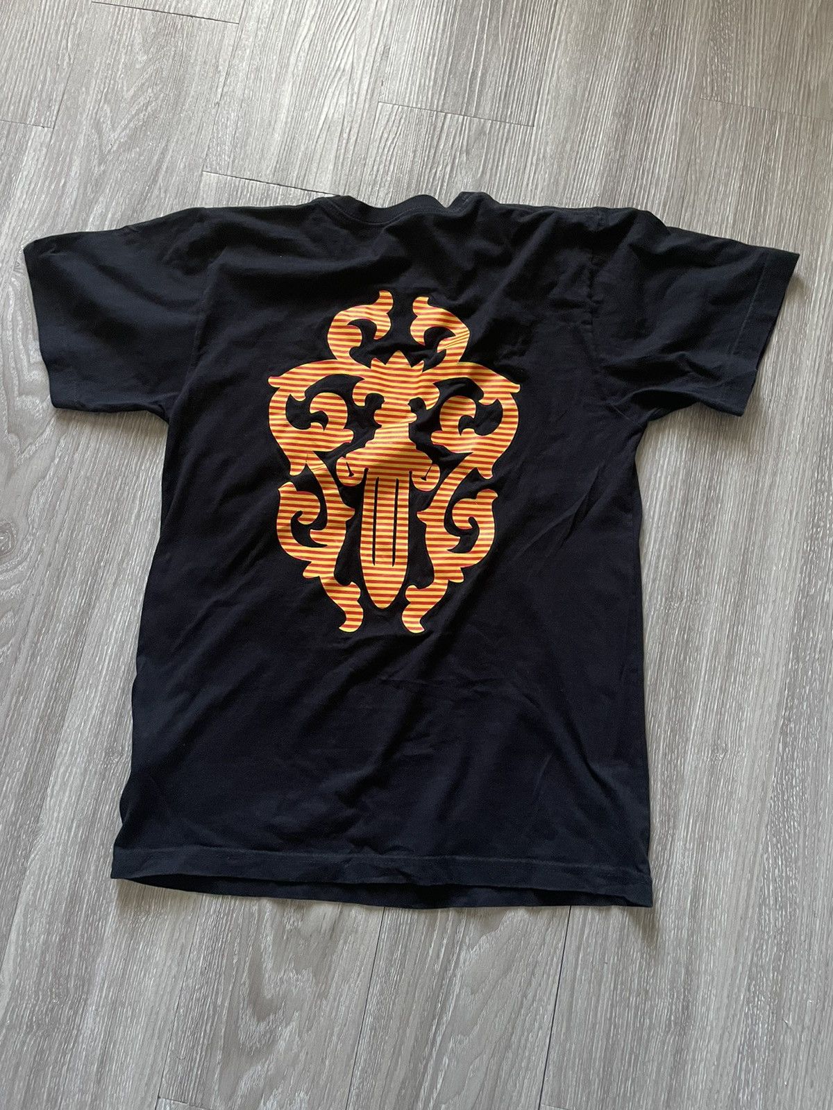 Chrome Hearts Chrome hearts orange dagger T-shirt | Grailed
