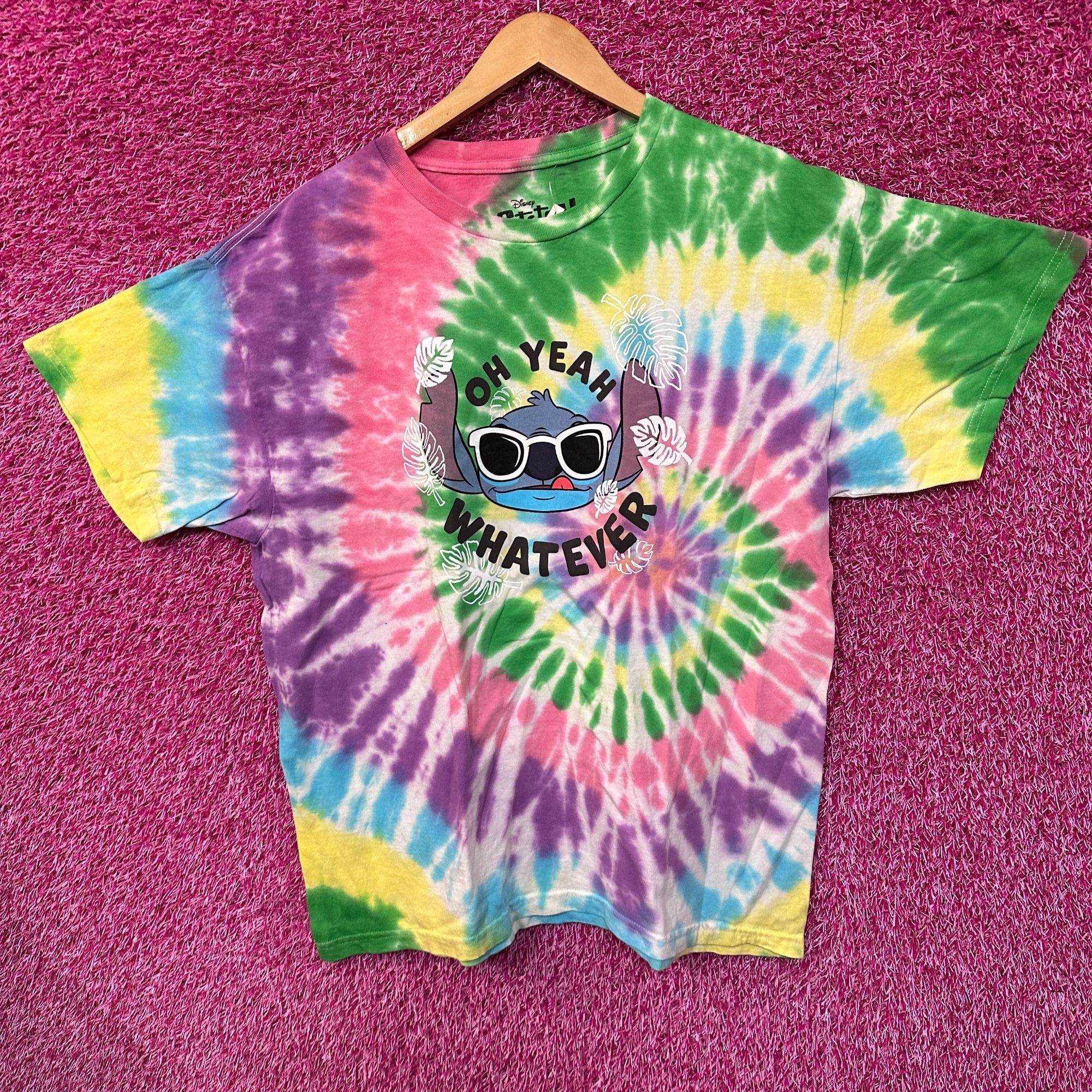 Disney Stitch Oh Yeah Whatever Lilo & Stitch Disney Movie Tie Dye L ...